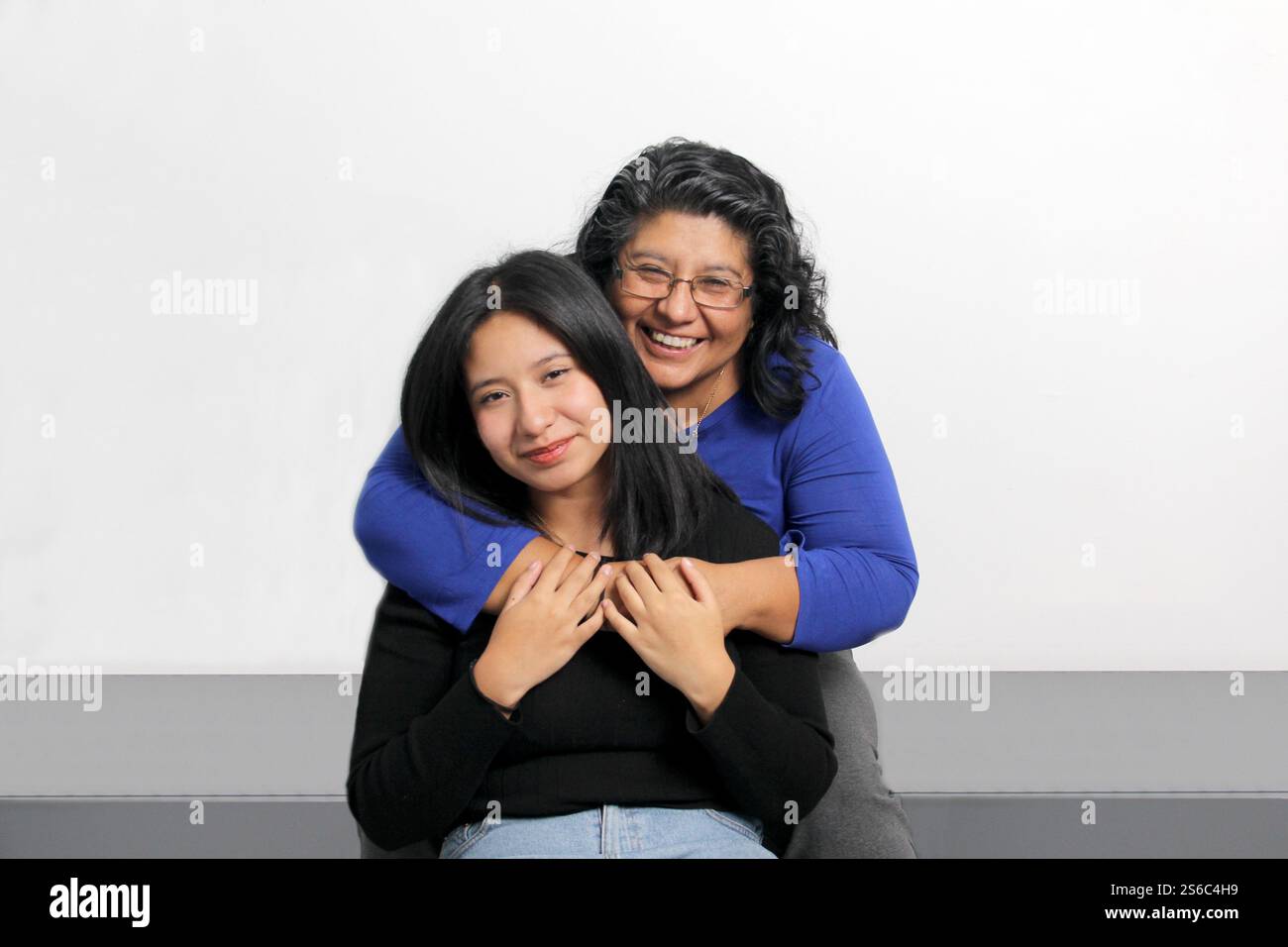 Divorced single mom and brunette Latina college daughter show their ...