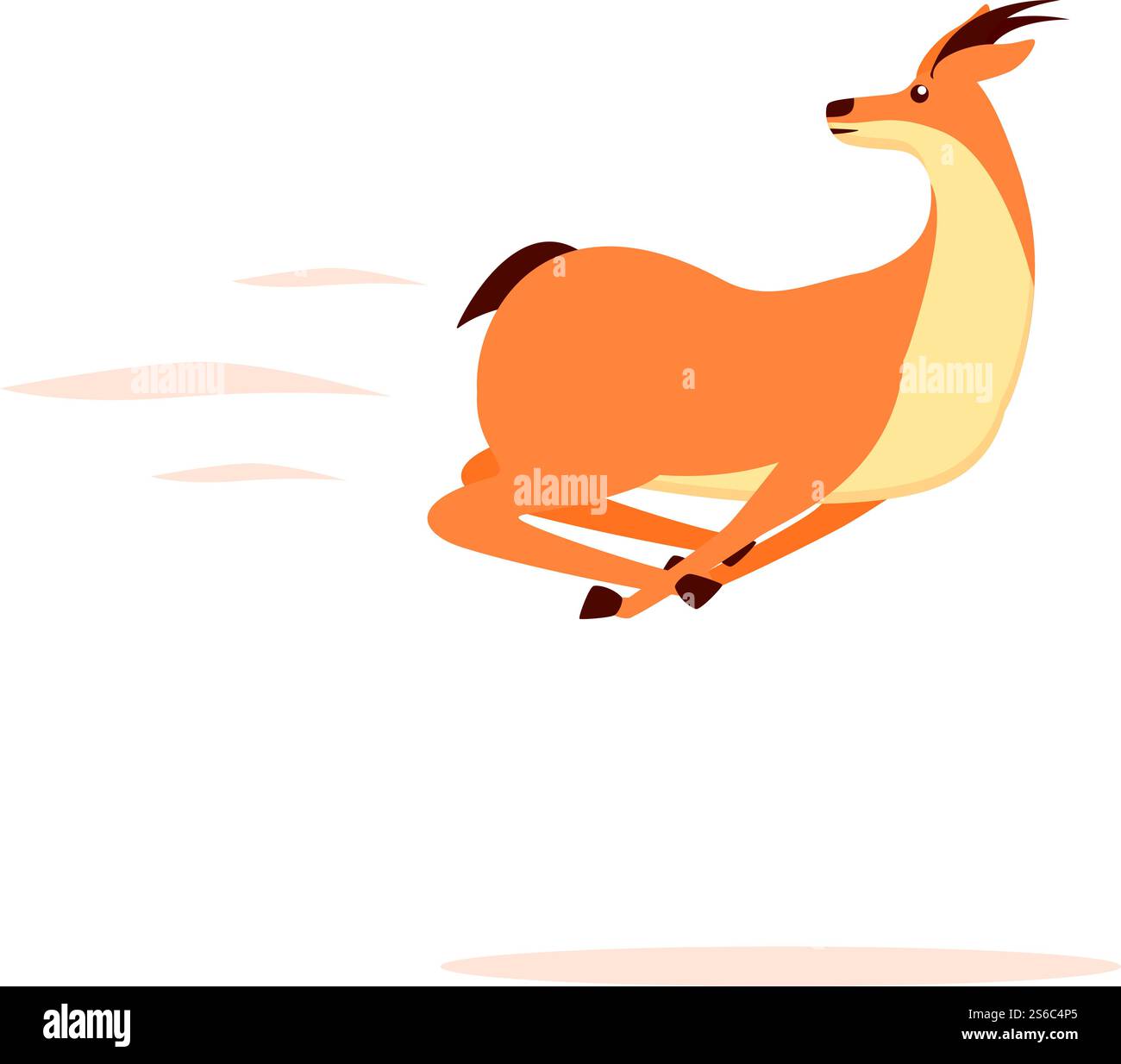 Fast gazelle icon. Cartoon of fast gazelle vector icon for web design ...