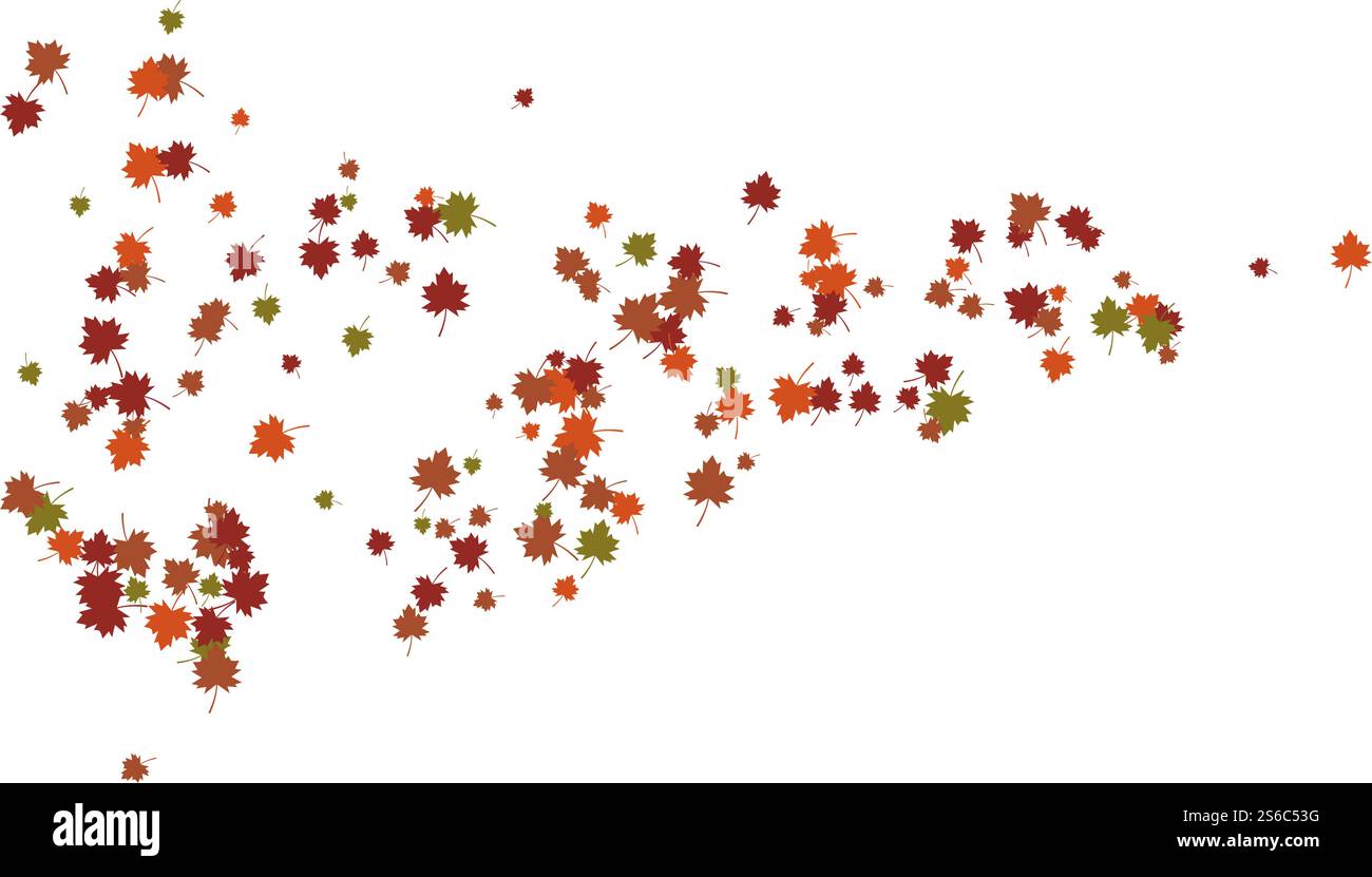 Autumn Leaf background template vector illustration Stock Vector Image ...