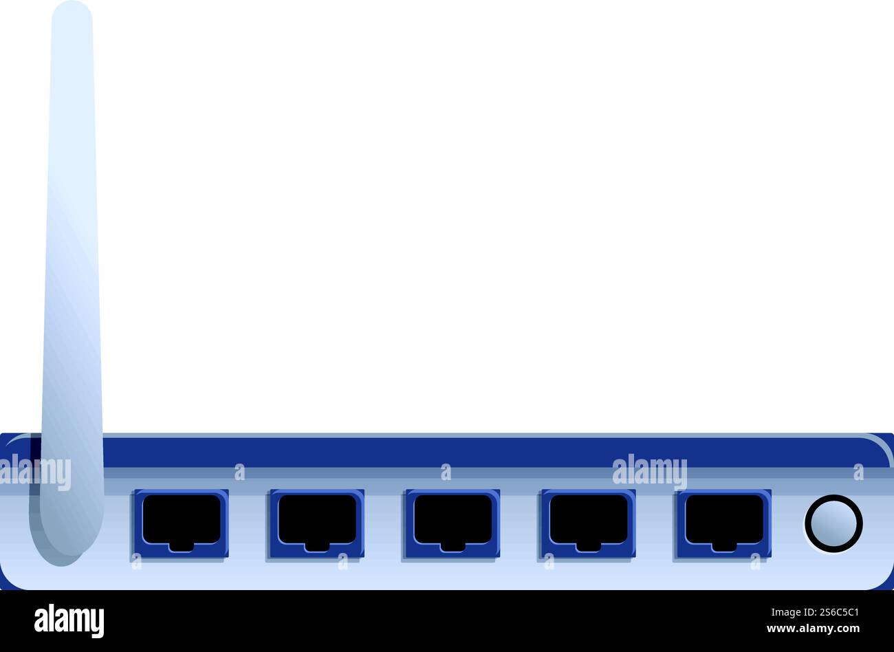 Wifi modem network lan port icon. Cartoon of wifi modem network lan port vector icon for web ...