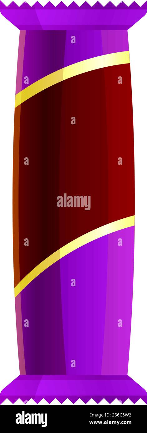 Candy bar icon. Cartoon of candy bar vector icon for web design ...