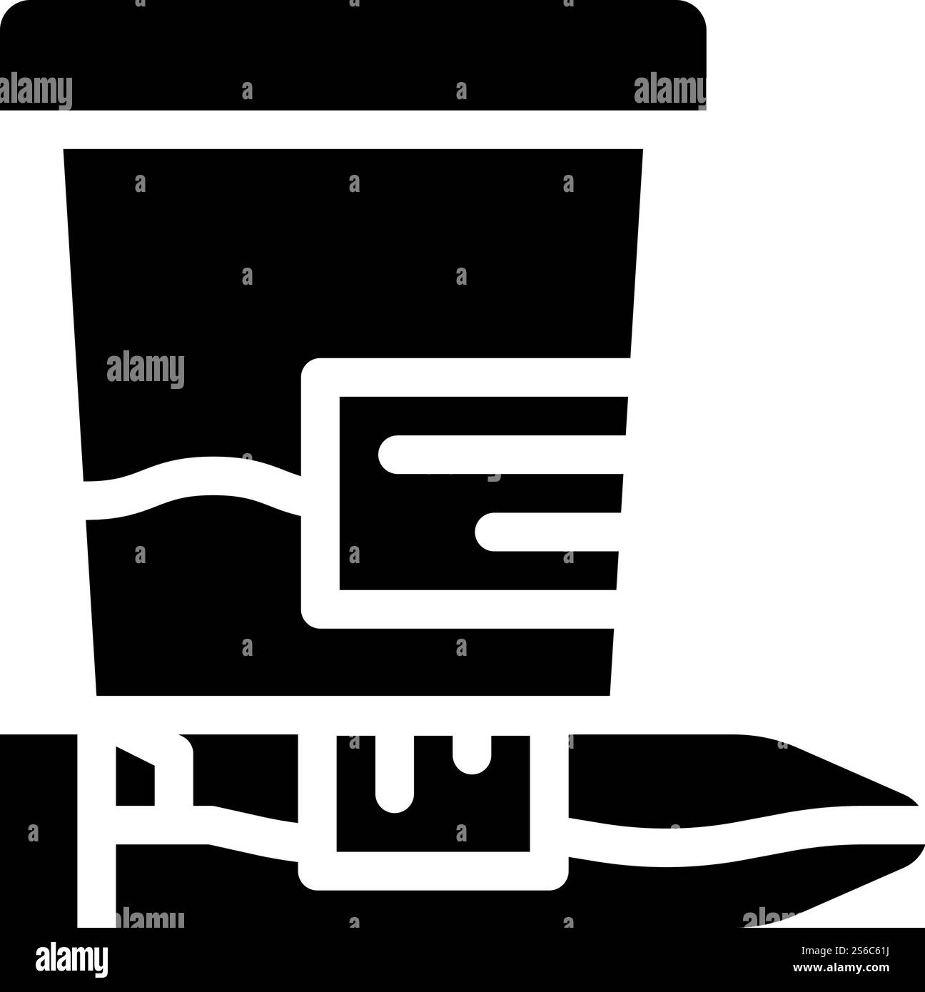 analysis packages glyph icon vector. analysis packages sign. isolated ...