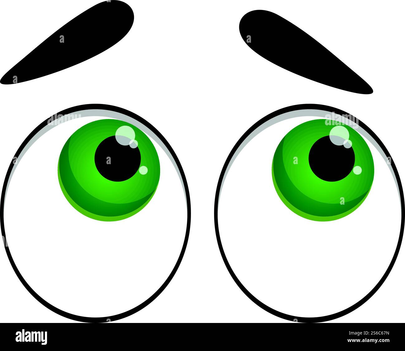 Pair of eyes icon. Cartoon of pair of eyes vector icon for web design ...