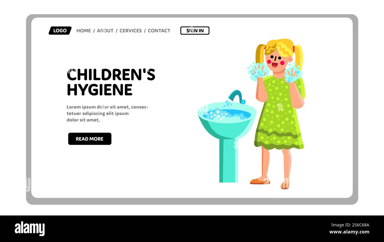 Foamy water child Stock Vector Images - Alamy