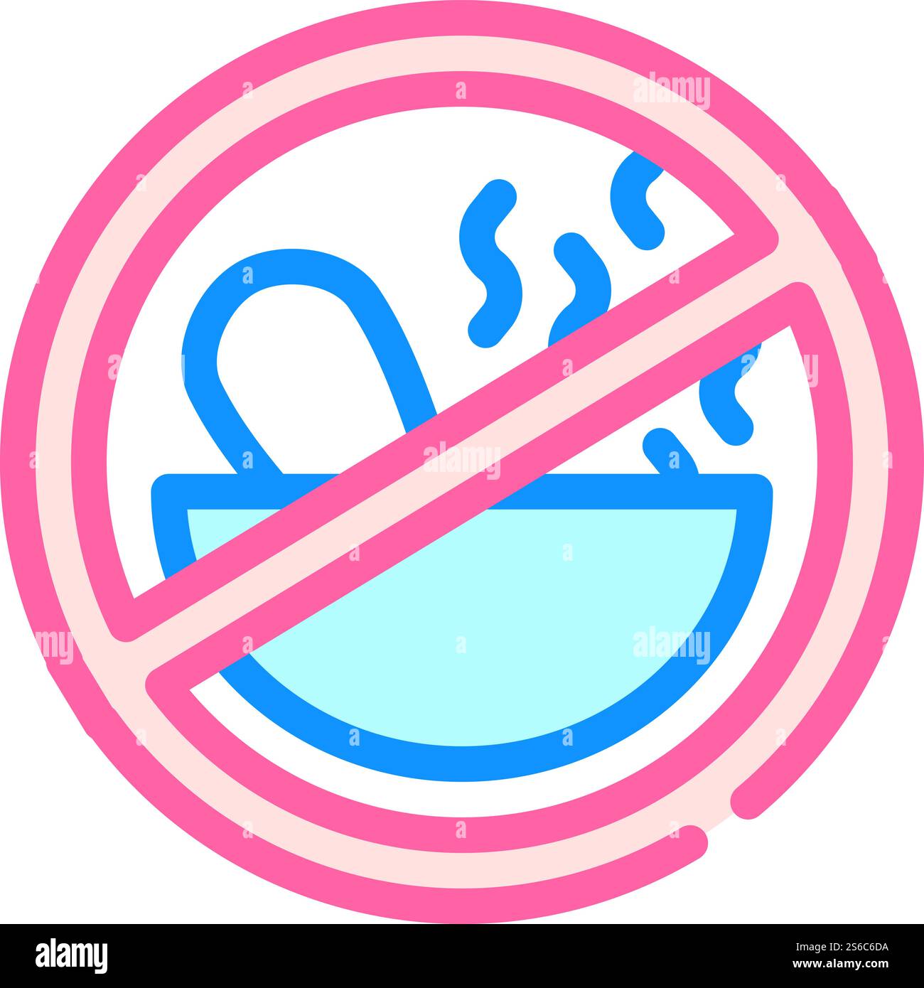 ethnoscience crossed out sign color icon vector. ethnoscience crossed ...