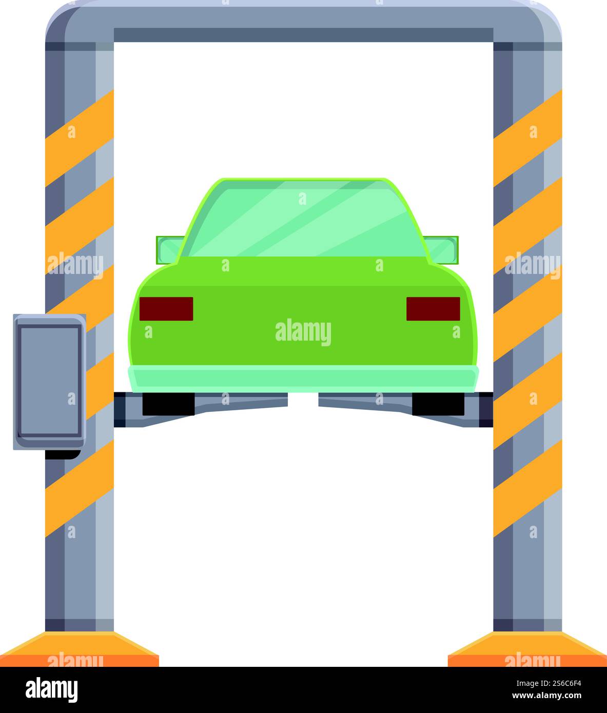 Car lifting icon. Cartoon of car lifting vector icon for web design ...