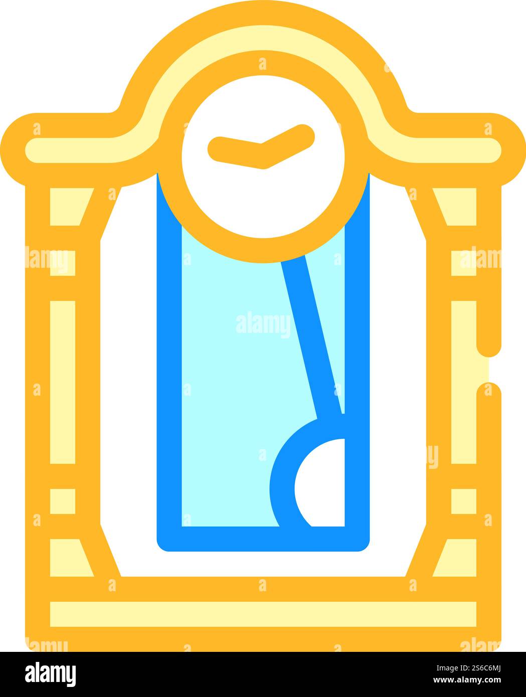 clock tool color icon vector. clock tool sign. isolated symbol ...