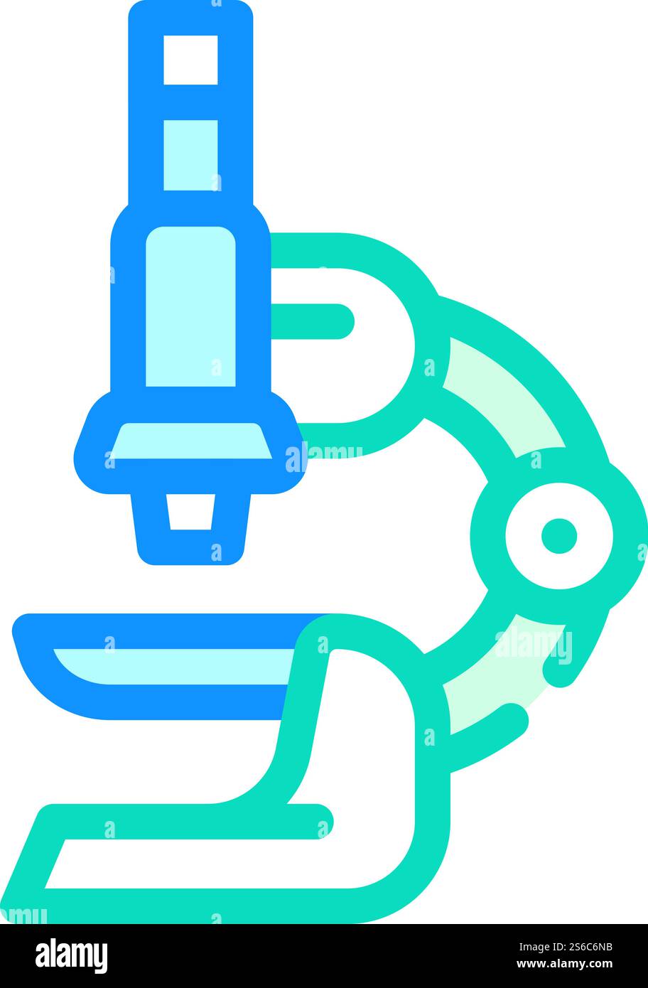 microscope equipment color icon vector. microscope equipment sign ...