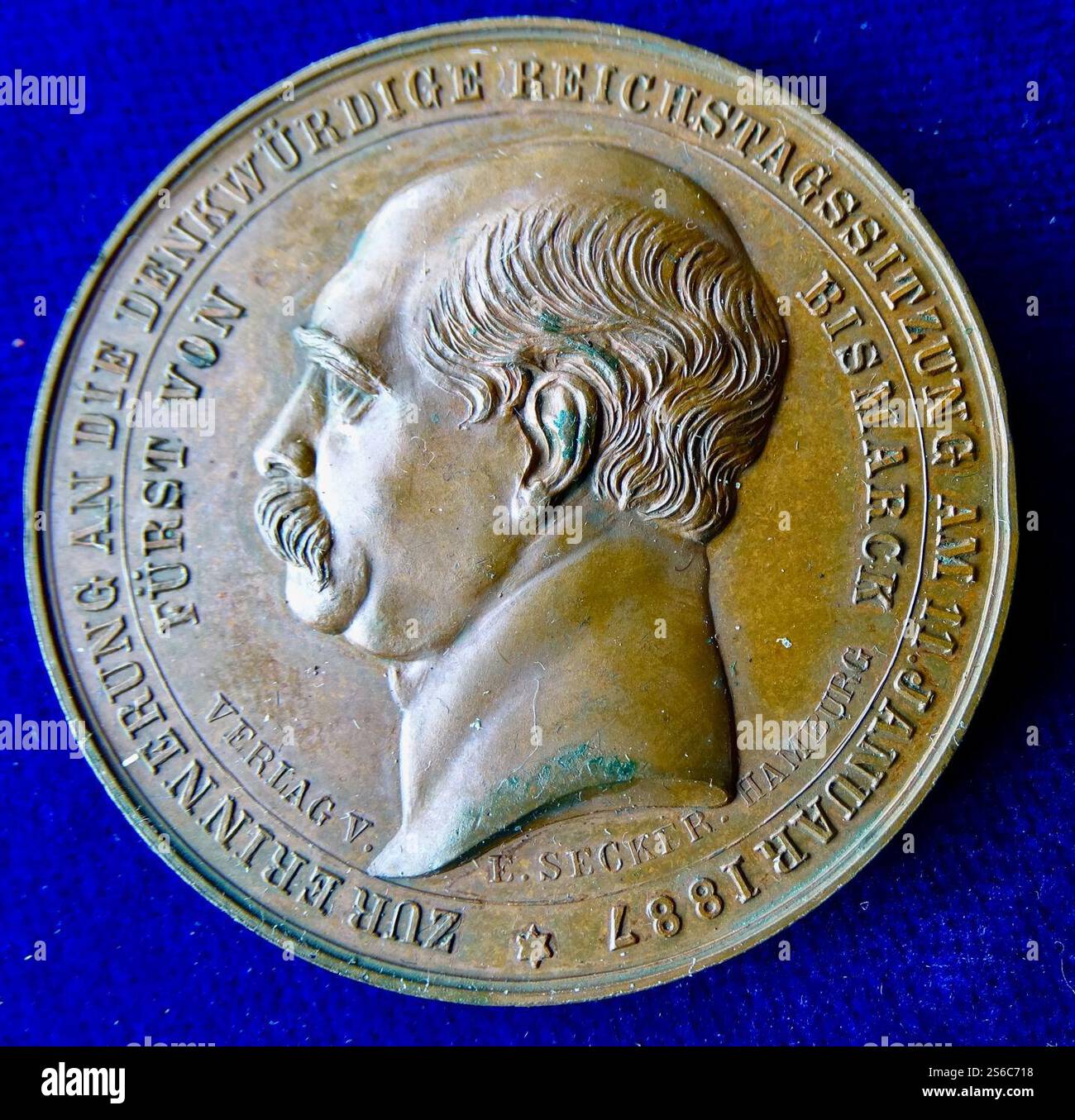 Germany 1887 Bismarck's Speech in the Berlin Parliament (Reichstag ...