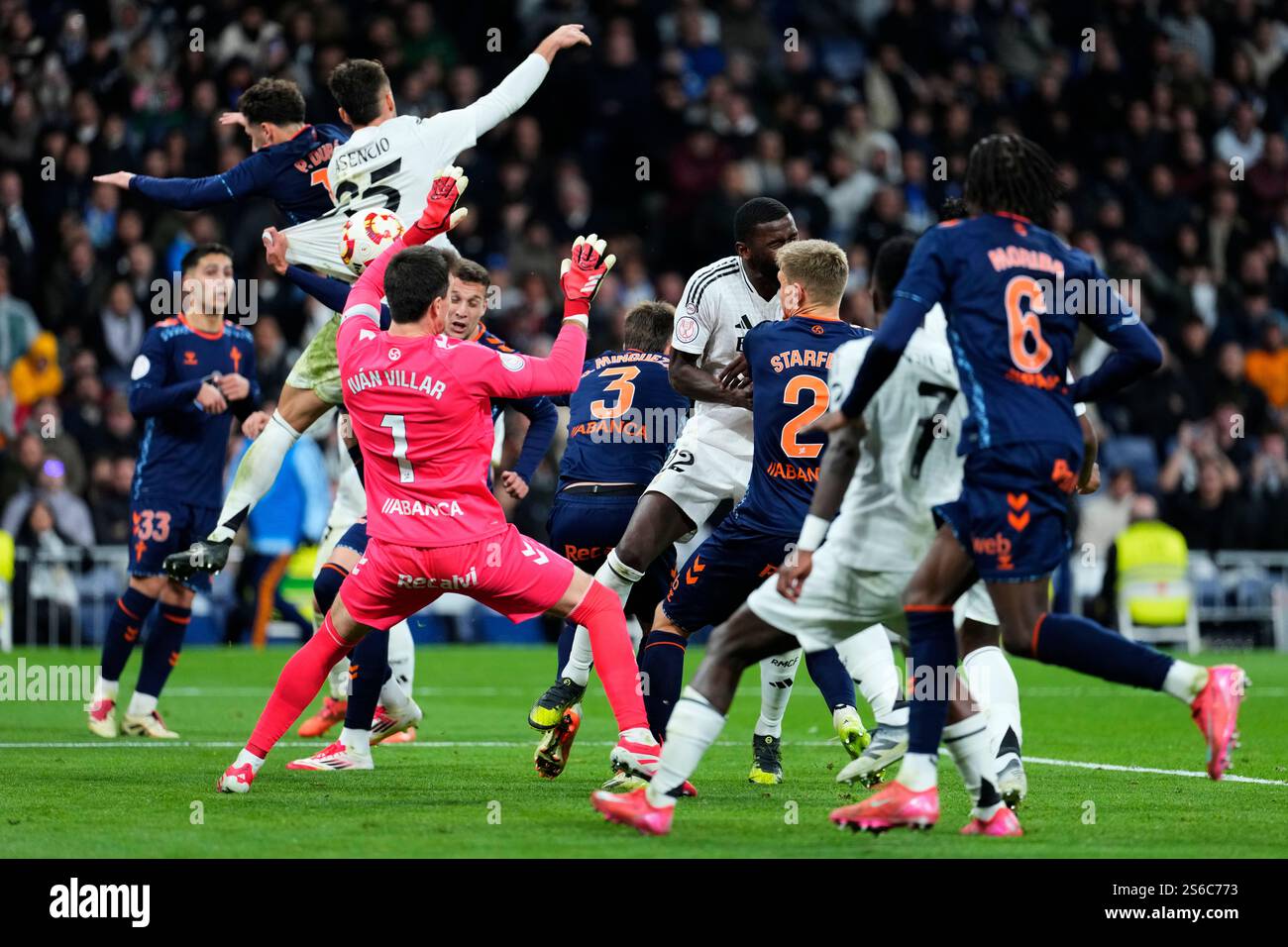 Ivan Villar of RC Celta de Vigo during Real Madrid vs RC Celta de Vigo ...