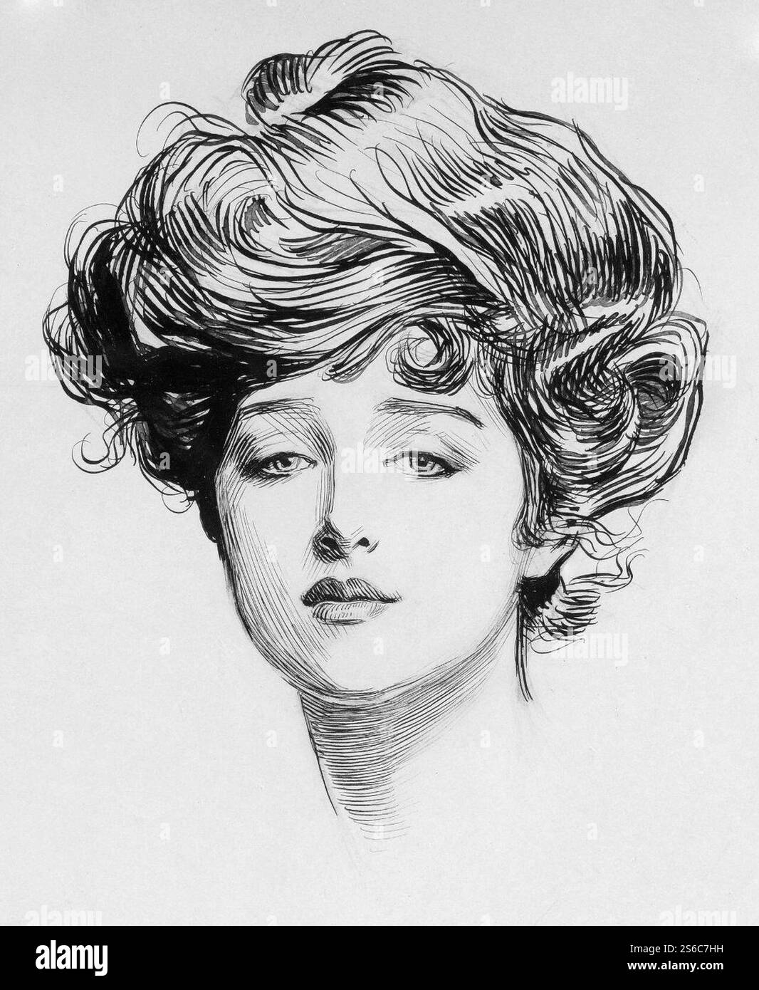 Gibson Girl by Charles Dana Gibson Stock Photo - Alamy