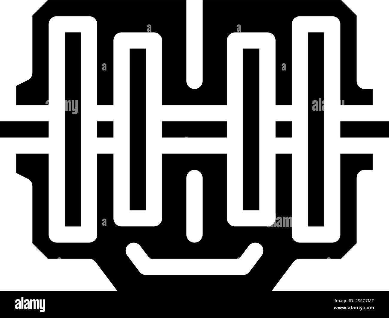 electrical generator glyph icon vector. electrical generator sign ...