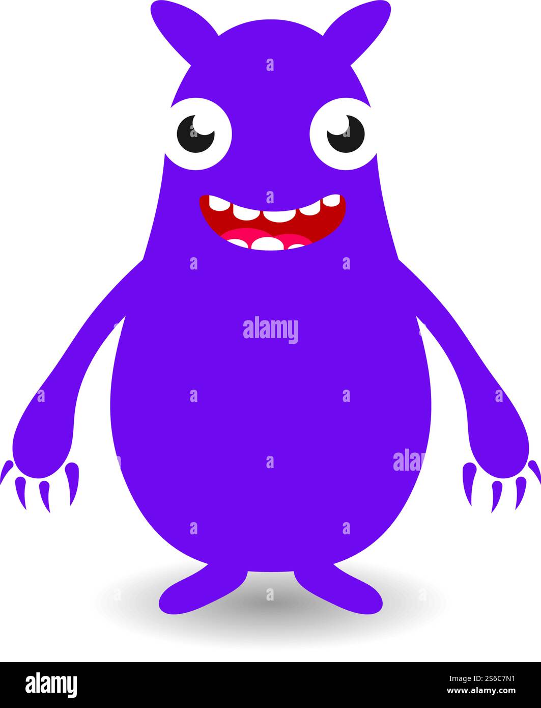 Monster cartoon character illustration vector design Stock Vector Image ...