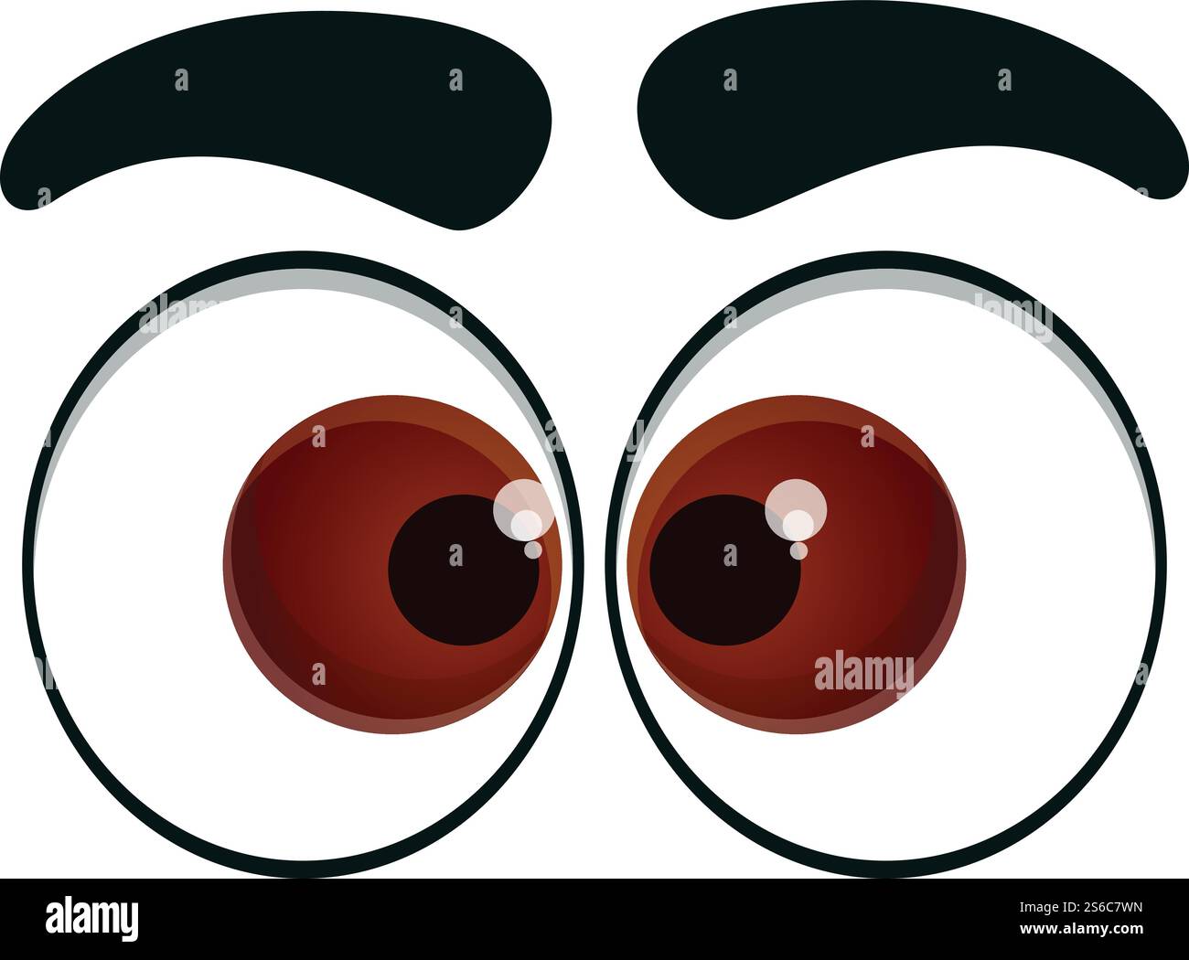 Innocent eyes icon. Cartoon of innocent eyes vector icon for web design ...