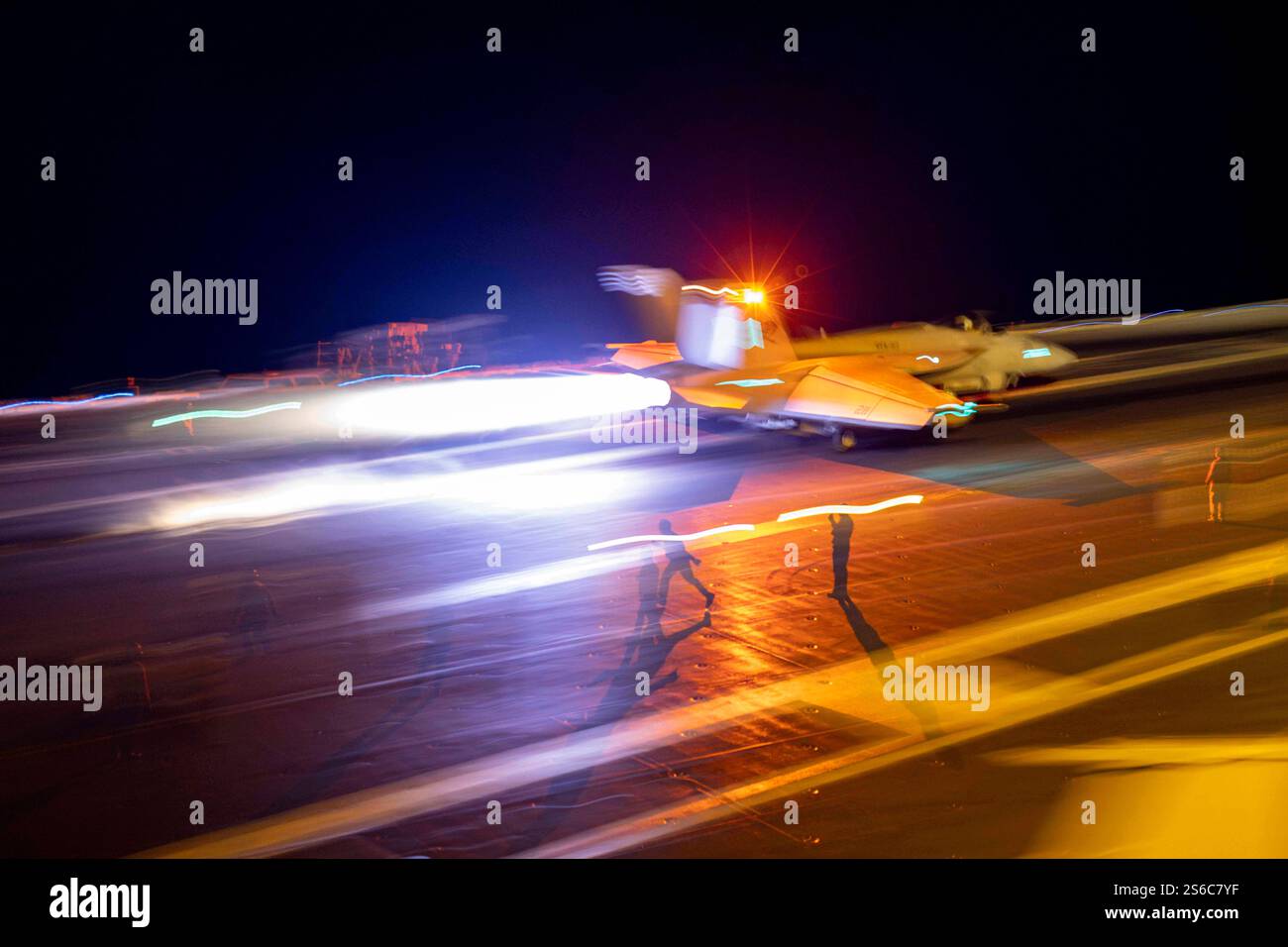 South China Sea. 3rd Jan, 2025. An F/A-18E Super Hornet, assigned to ...