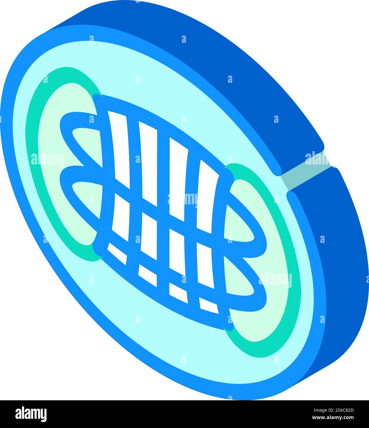 reactor hypothetical structure isometric icon vector. reactor ...