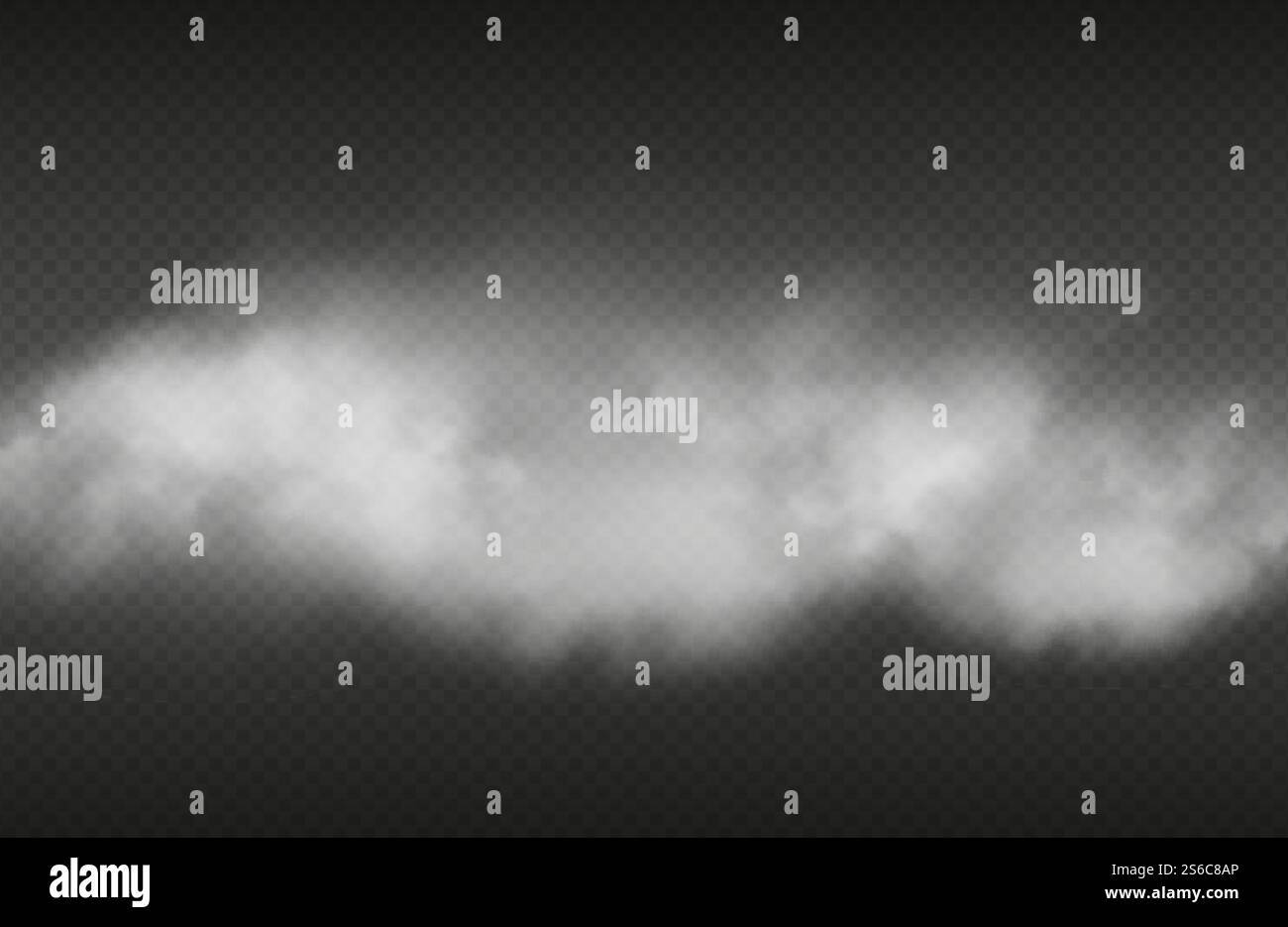 Smoke effect. Vector realistic smoke or for isolated on transparent ...