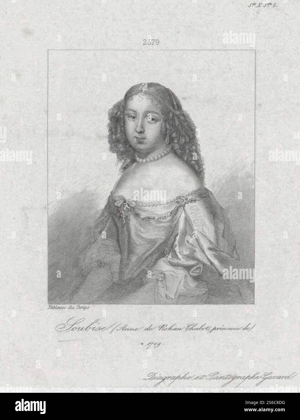 Gavard - Anne de Rohan-Chabot, princesse de Soubise Stock Photo - Alamy