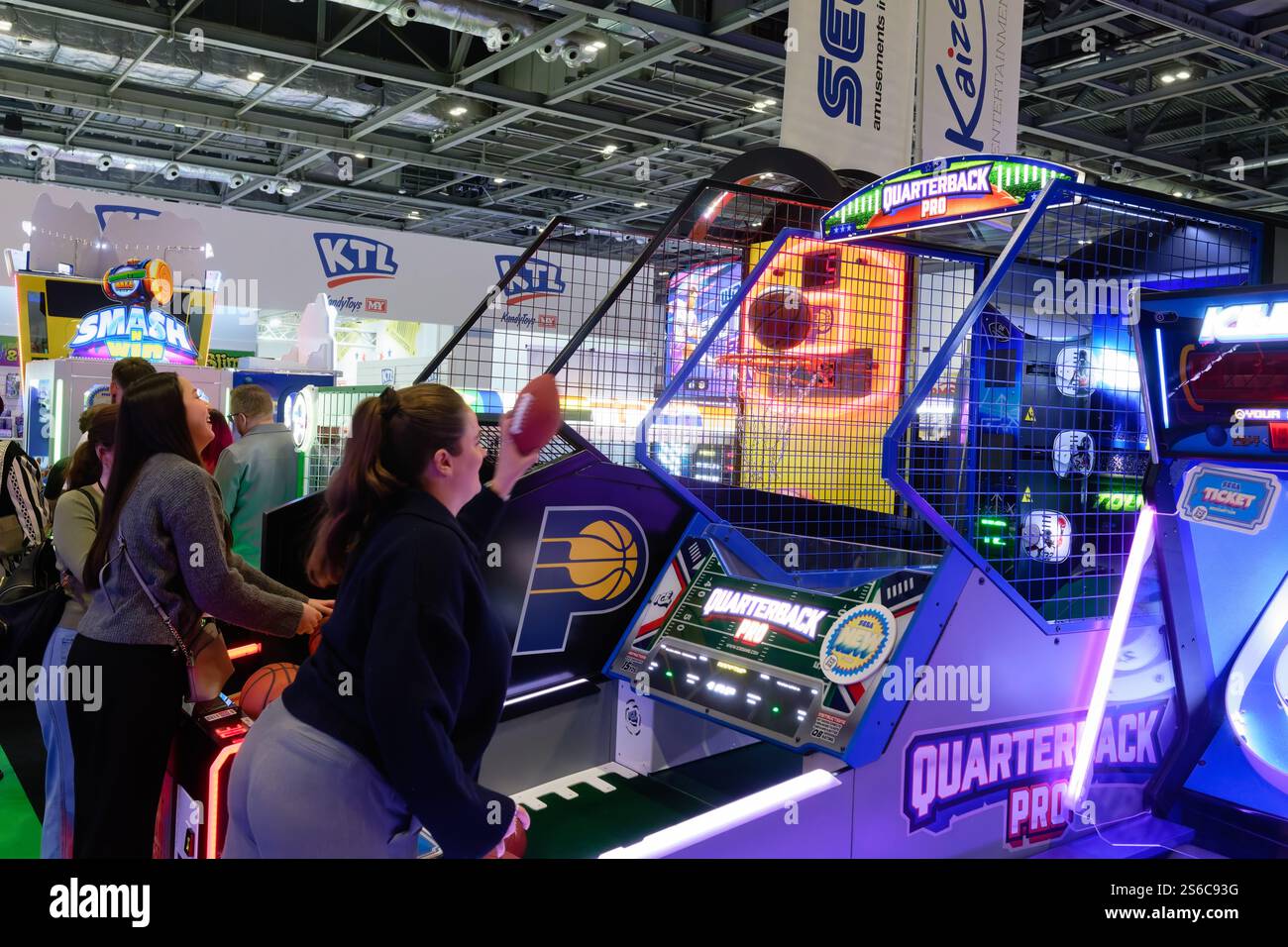 Sports gaming at the EAG Expo Europe 2025 exhibition London England ...