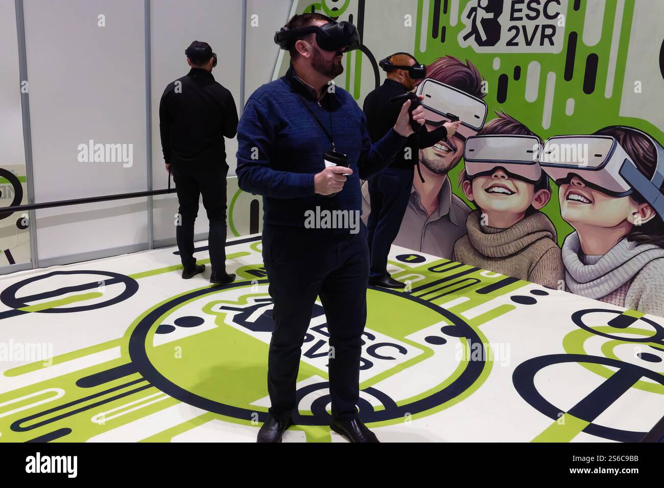 competitive virtual reality gaming at the EAG Expo Europe 2025 ...