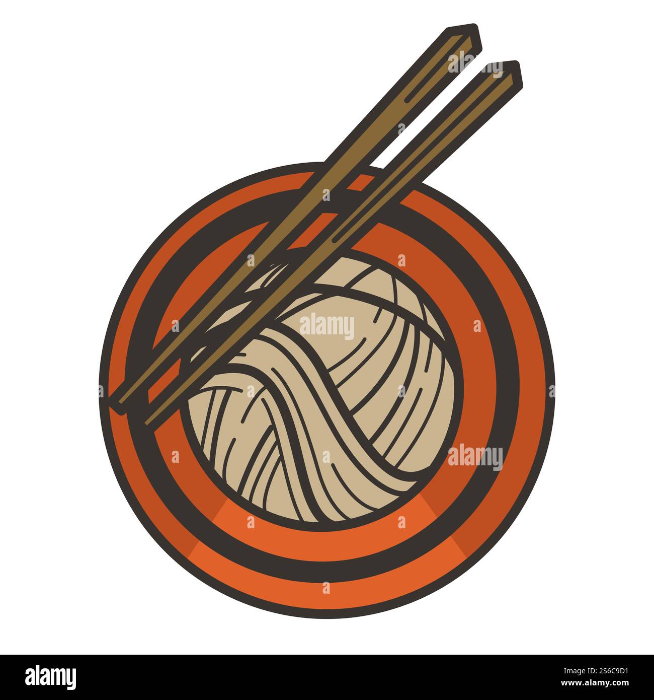 Chicken noddles Stock Vector Images - Alamy