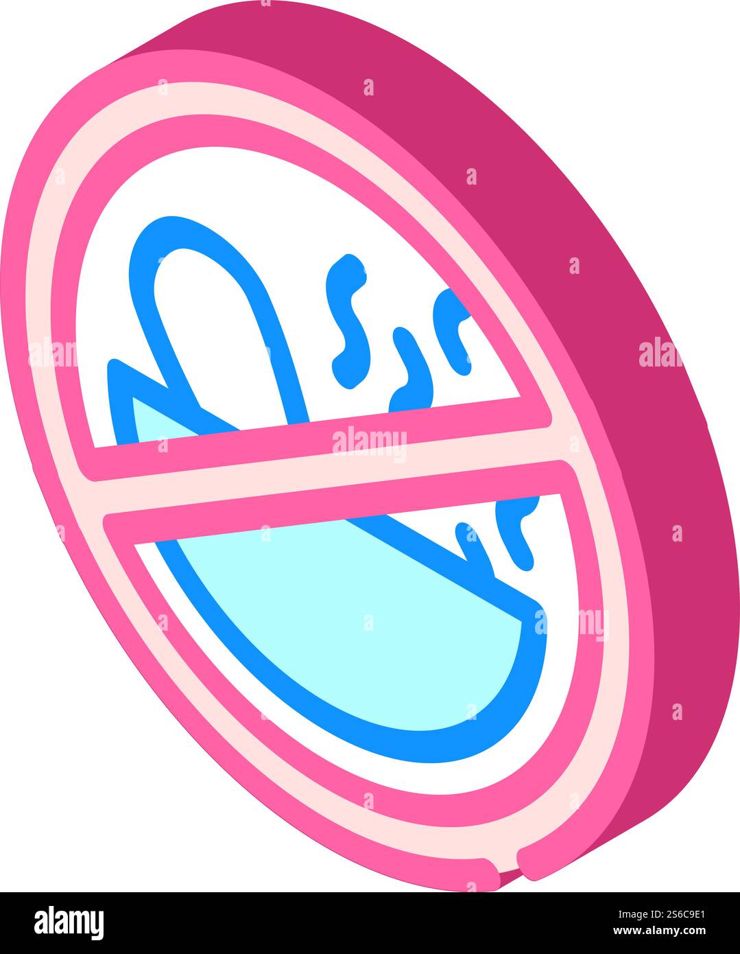 ethnoscience crossed out sign isometric icon vector. ethnoscience ...