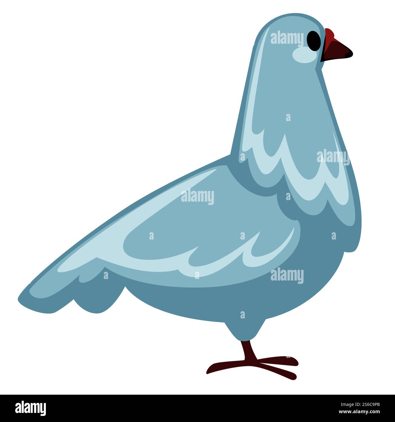 Peace symbol, dove or pigeon isolated animal vector flying bird. Wings ...