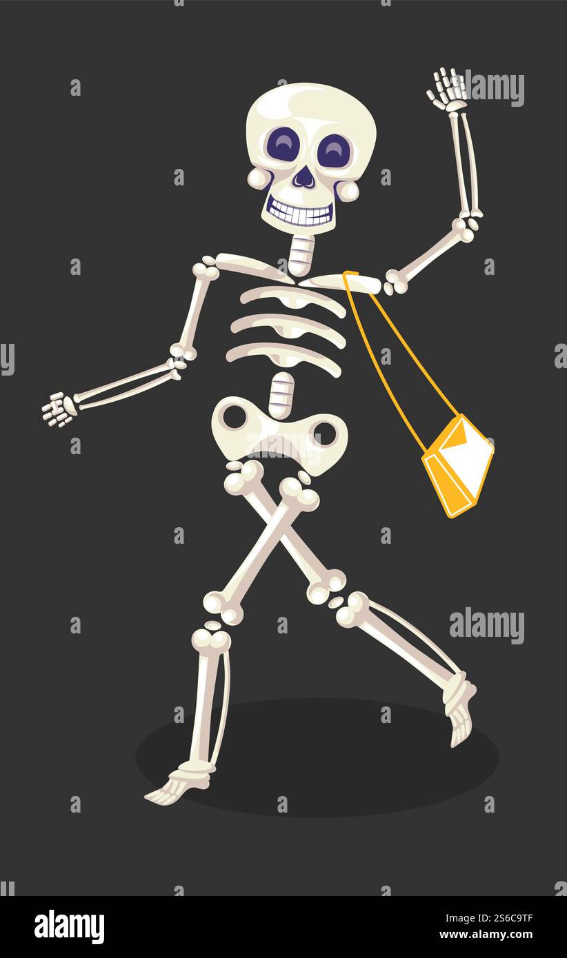 Skeleton with purse hi-res stock photography and images - Alamy