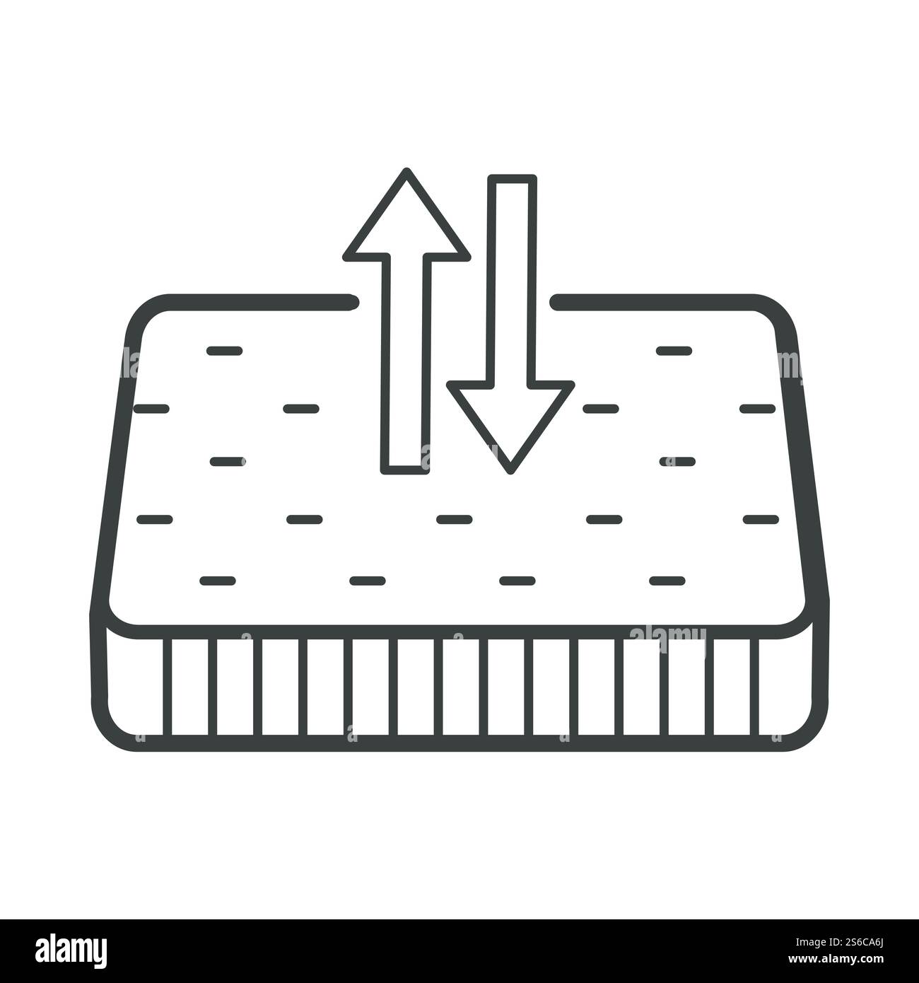 Orthopedic mattress and arrows hi-res stock photography and images - Alamy