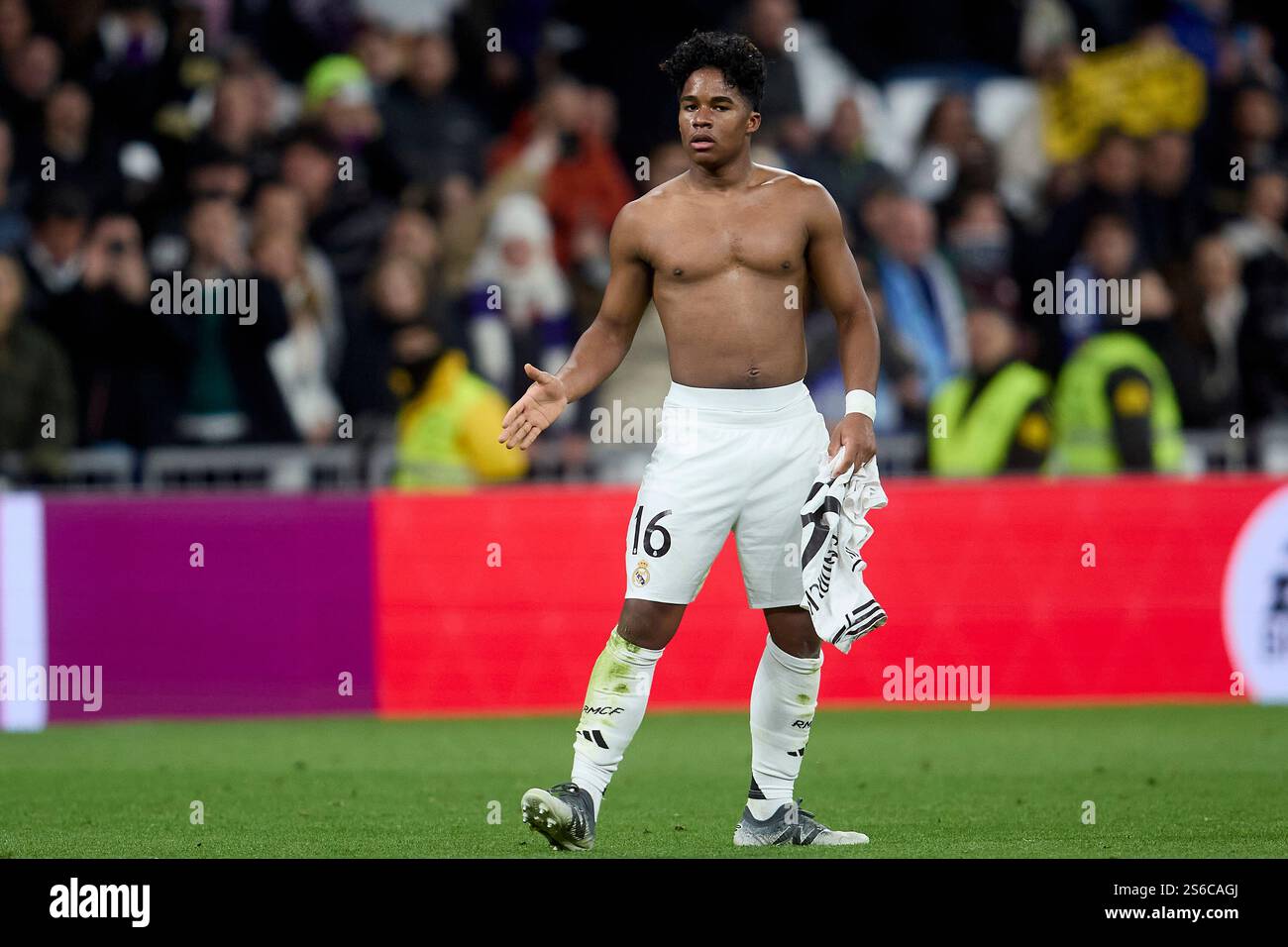Madrid, Madrid, Spain. 17th Jan, 2025. Endrick Felipe Moreira of Real ...