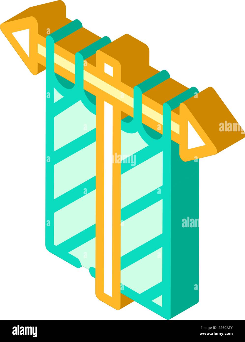 viking flag isometric icon vector. viking flag sign. isolated symbol ...