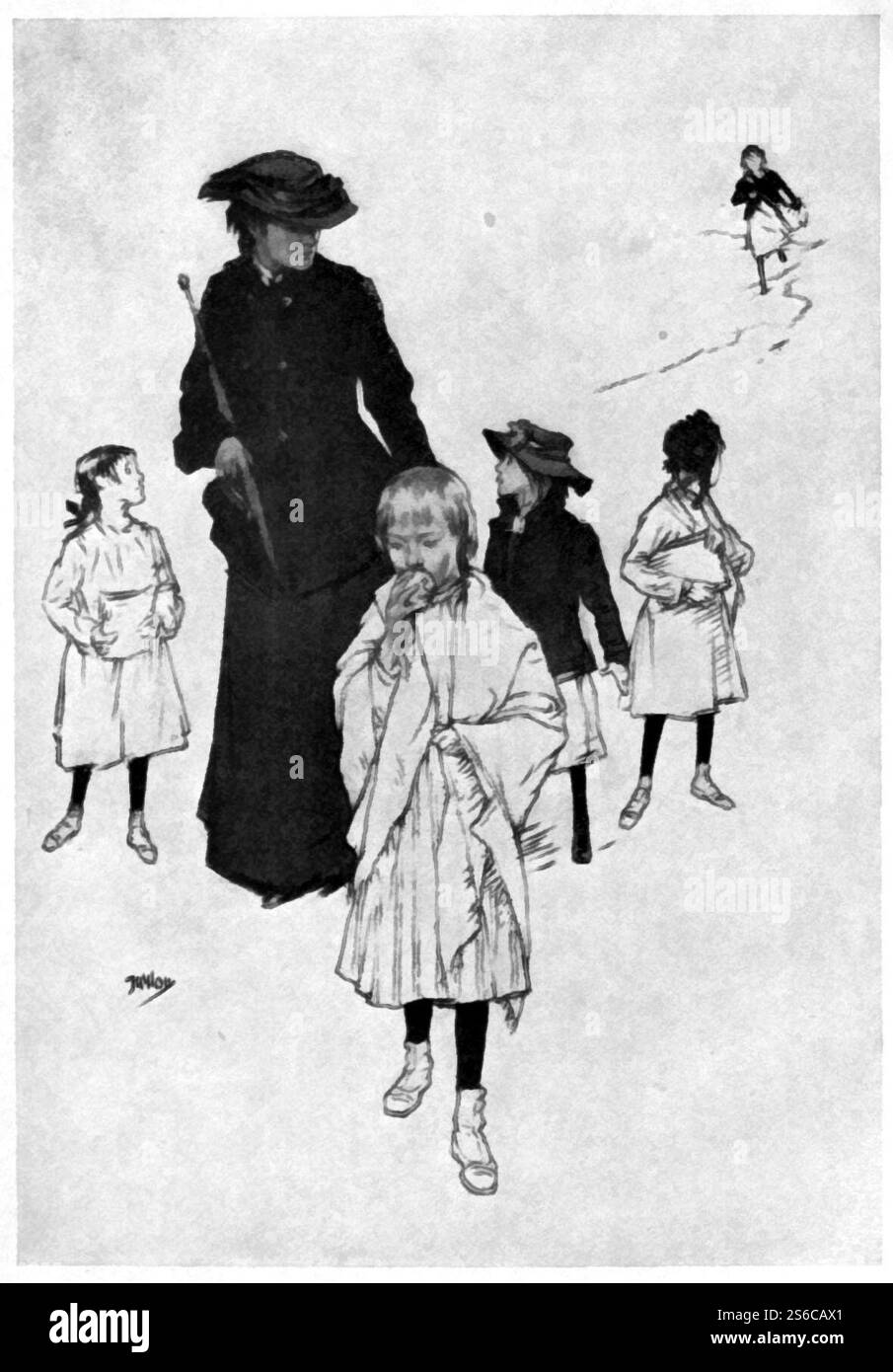 With a slender Black and White Stock Photos & Images - Alamy