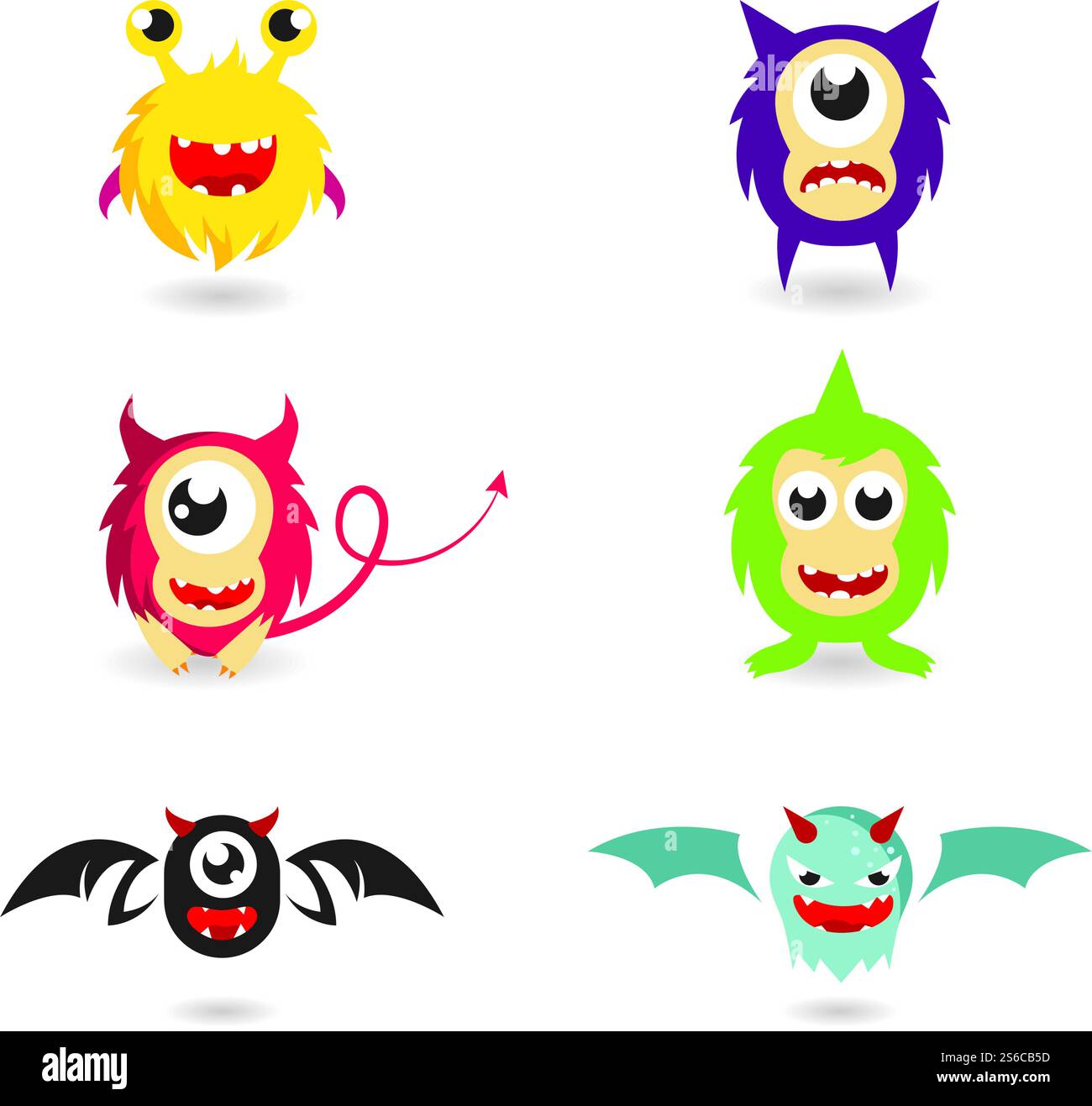Monster cartoon character illustration vector design Stock Vector Image ...