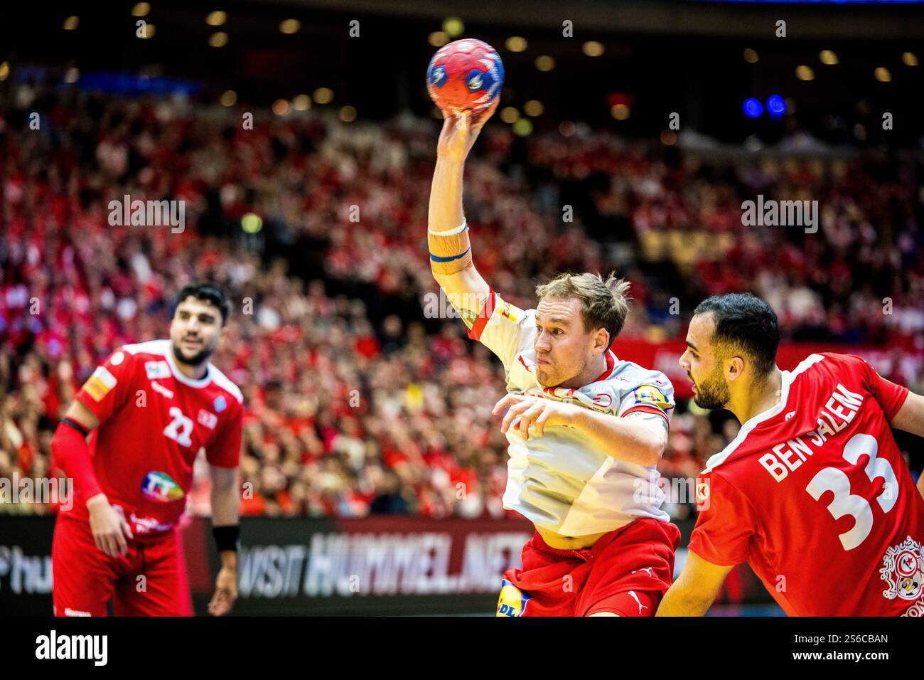 Herning, Denmark. 16th Jan, 2025. Simon Pytlick (43) of Denmark seen ...