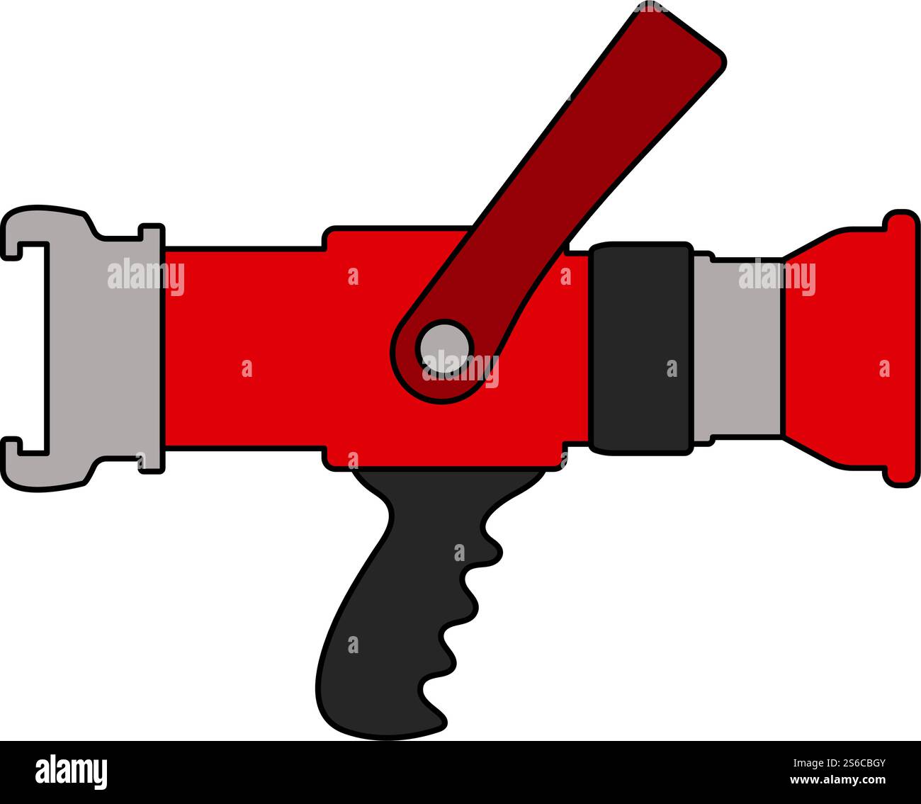 Fire Hose Icon. Editable Outline With Color Fill Design. Vector ...