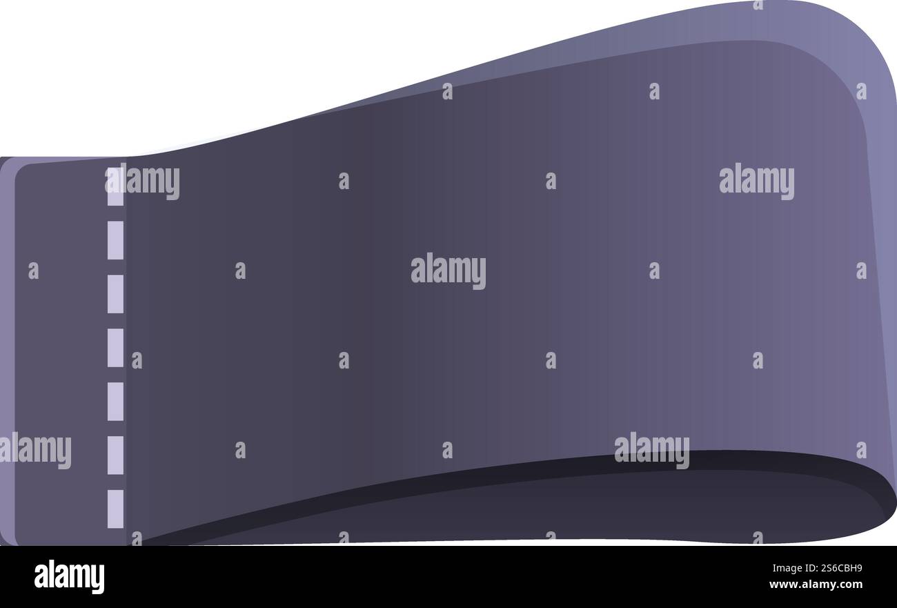 Fabric cloth label icon. Cartoon of fabric cloth label vector icon for ...