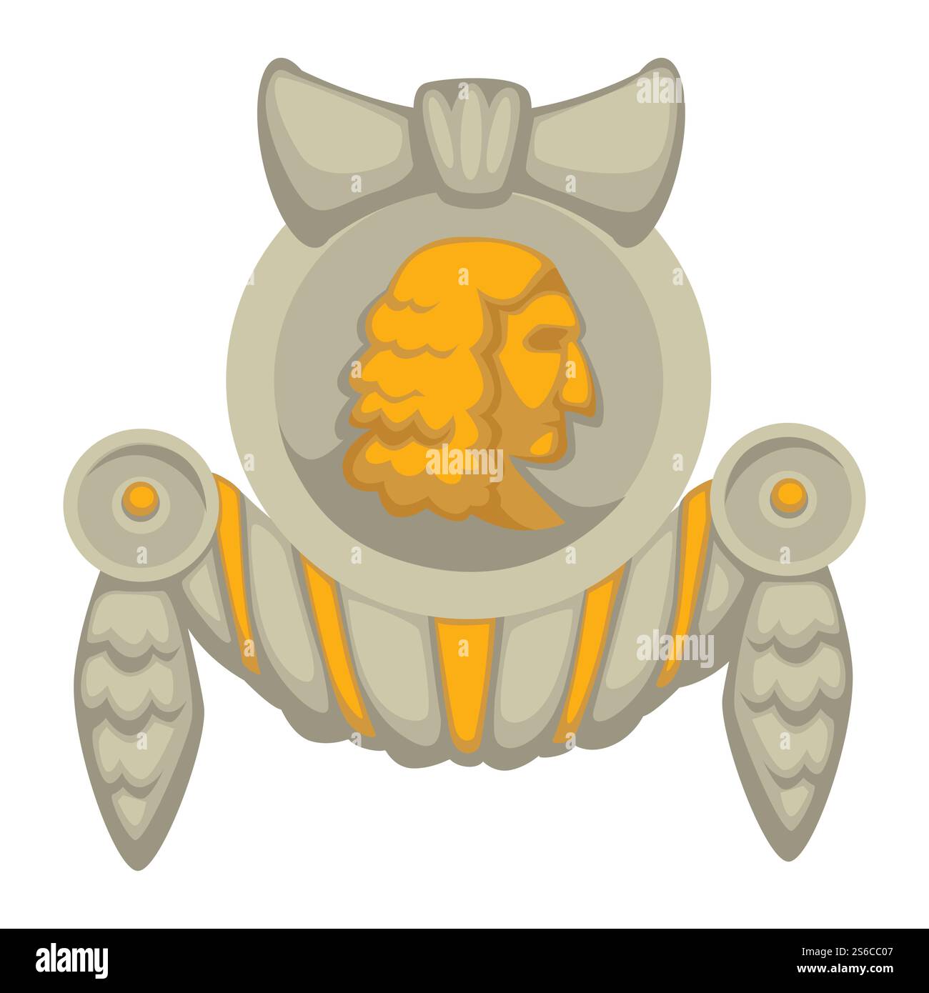 Gold bas relief Cut Out Stock Images & Pictures - Alamy