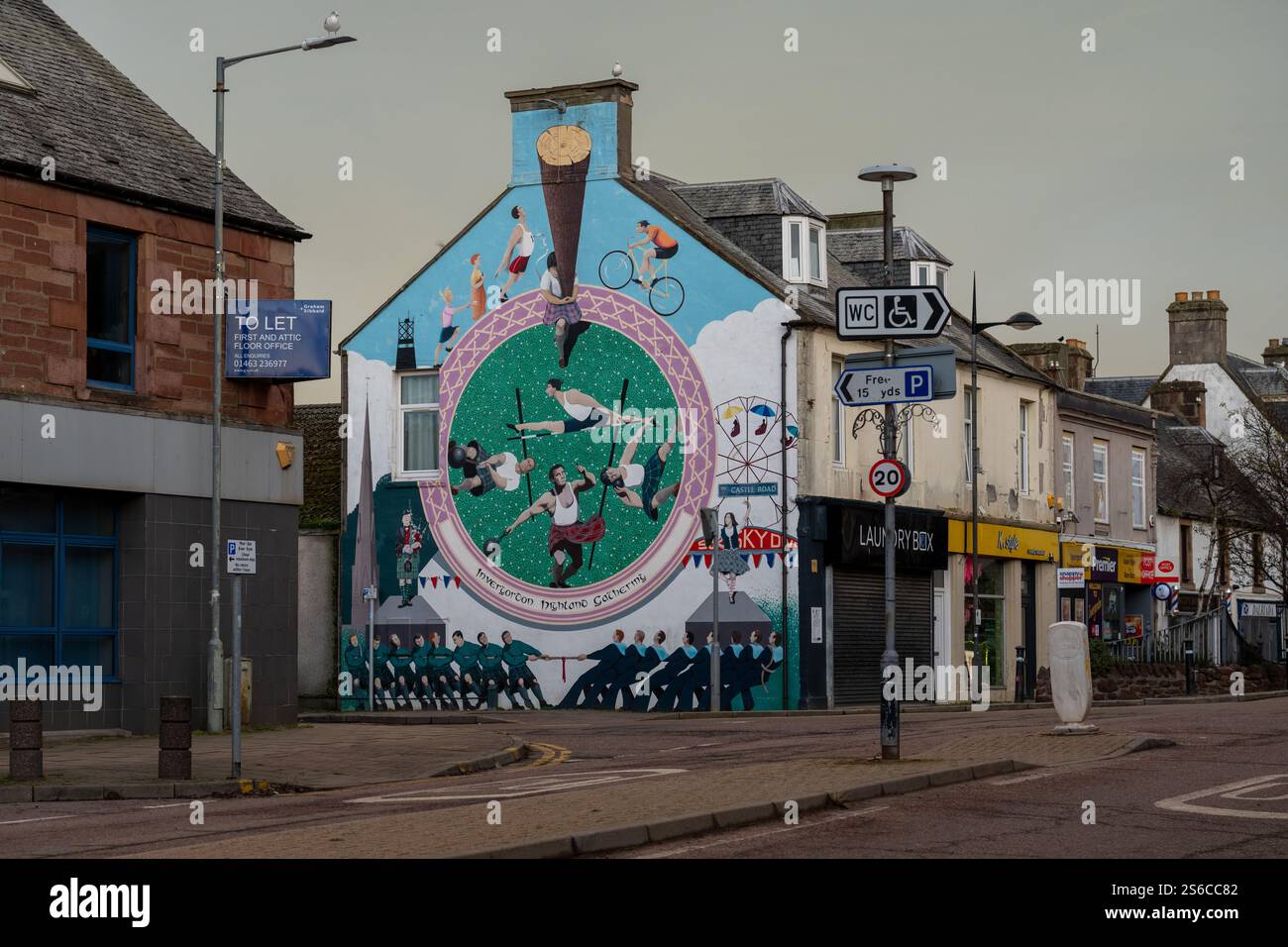 16 January 2025. Invergordon, Highlands and Islands, Scotland. This is ...