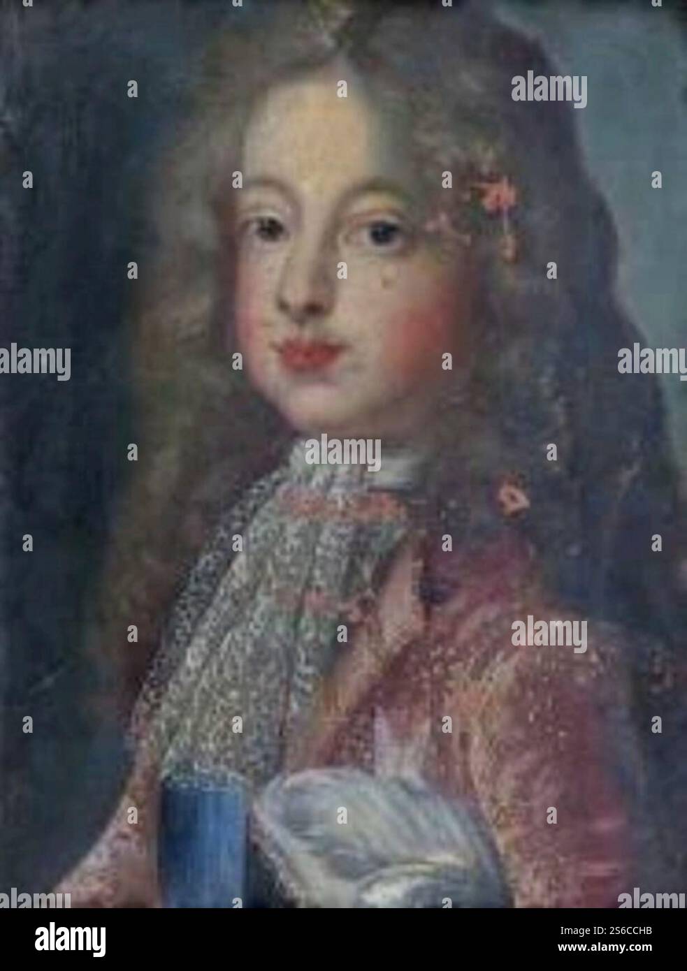 French School - Portrait présumé de Louis-Auguste de Bourbon, duc du ...