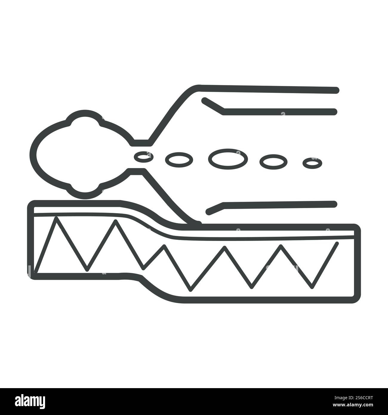 Woman lying on bed back head Stock Vector Images - Alamy