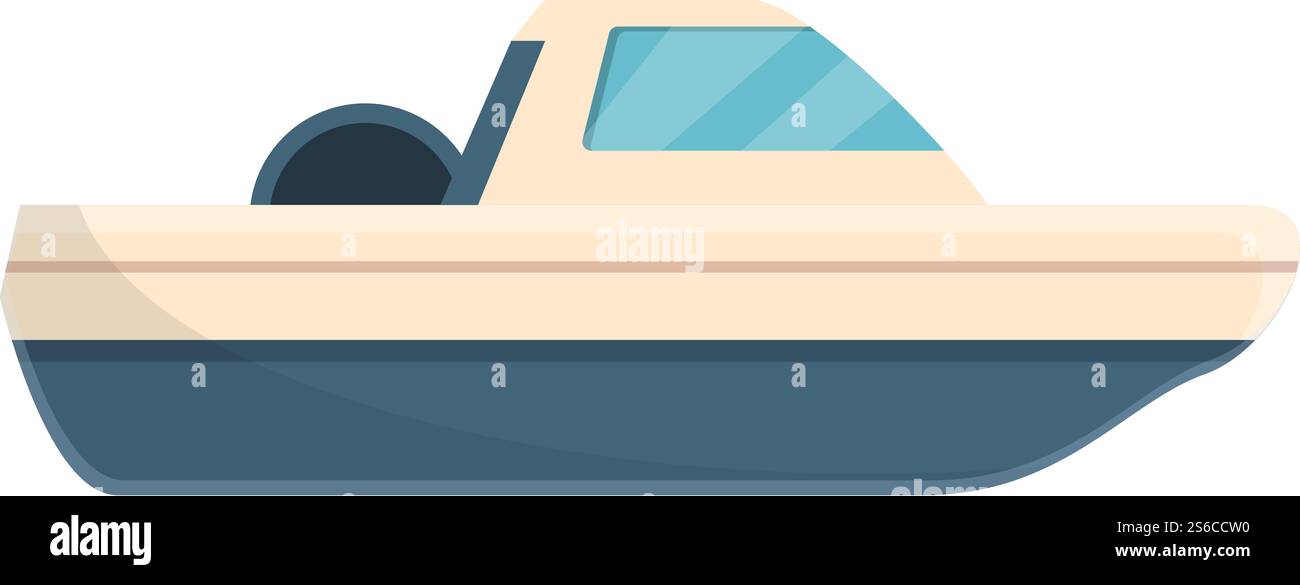 Marine fishing boat icon. Cartoon of marine fishing boat vector icon ...