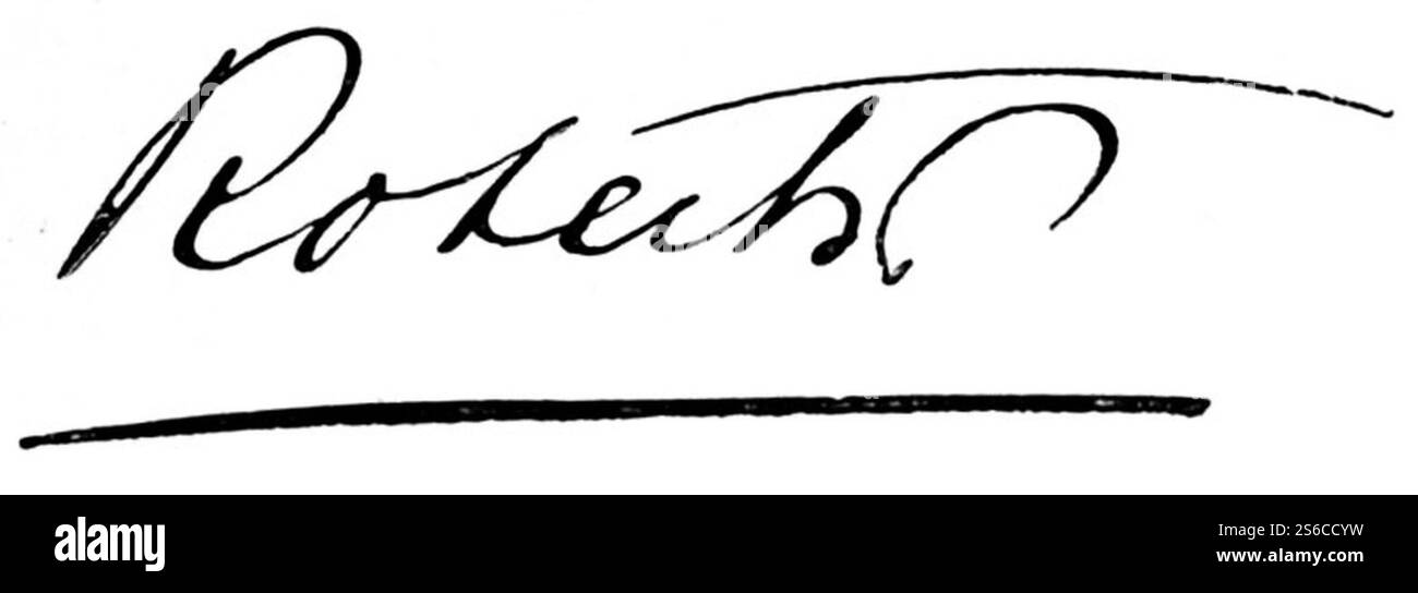 Frederick Roberts, 1st Earl Roberts Signature Stock Photo - Alamy