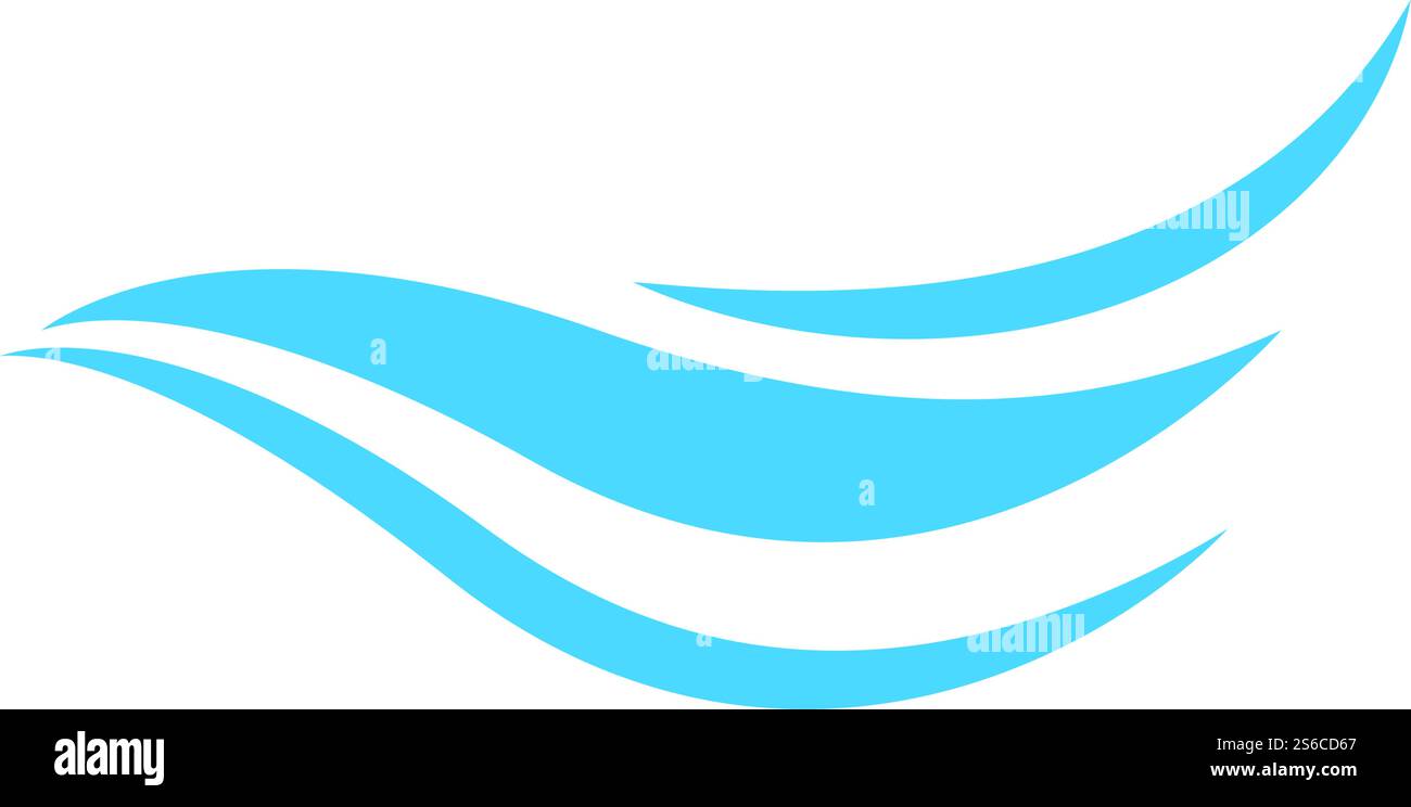 Natural Water wave Logo design vector Stock Vector Image & Art - Alamy