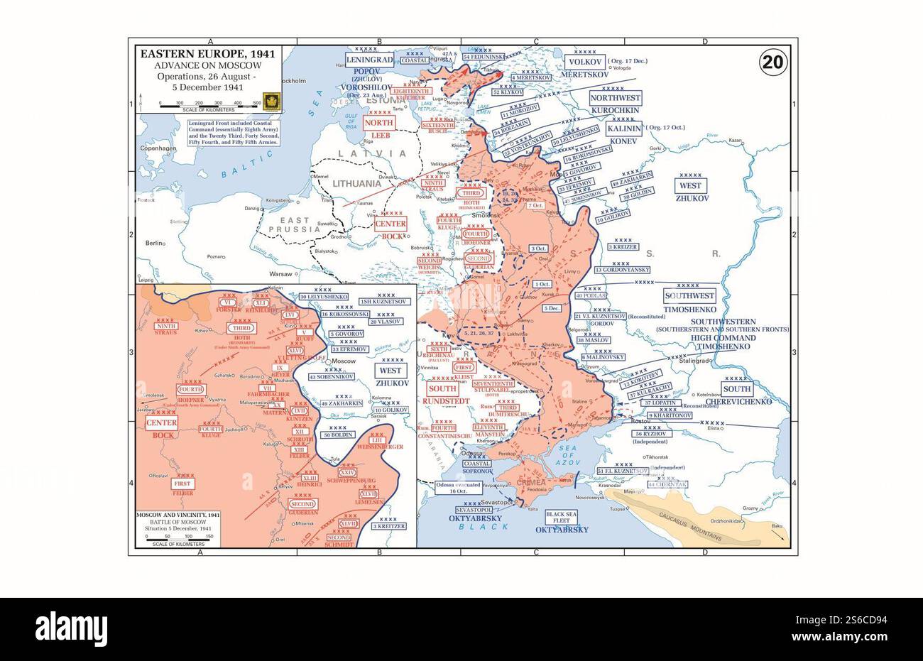 German Advance on Moscow, 1941 Stock Photo - Alamy