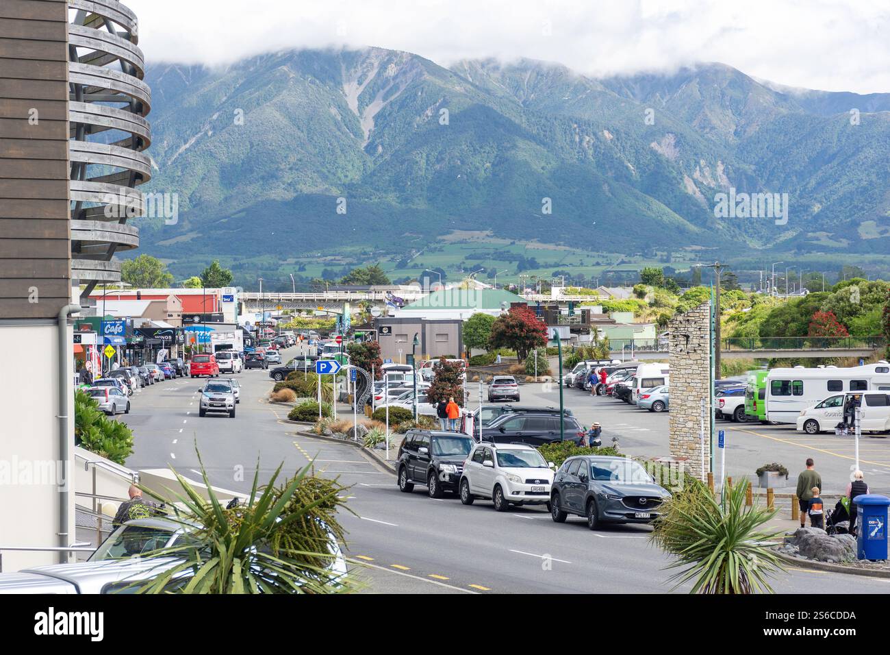 Town centre, Esplanade, Kaikōura, Canterbury Region, South Island, New ...