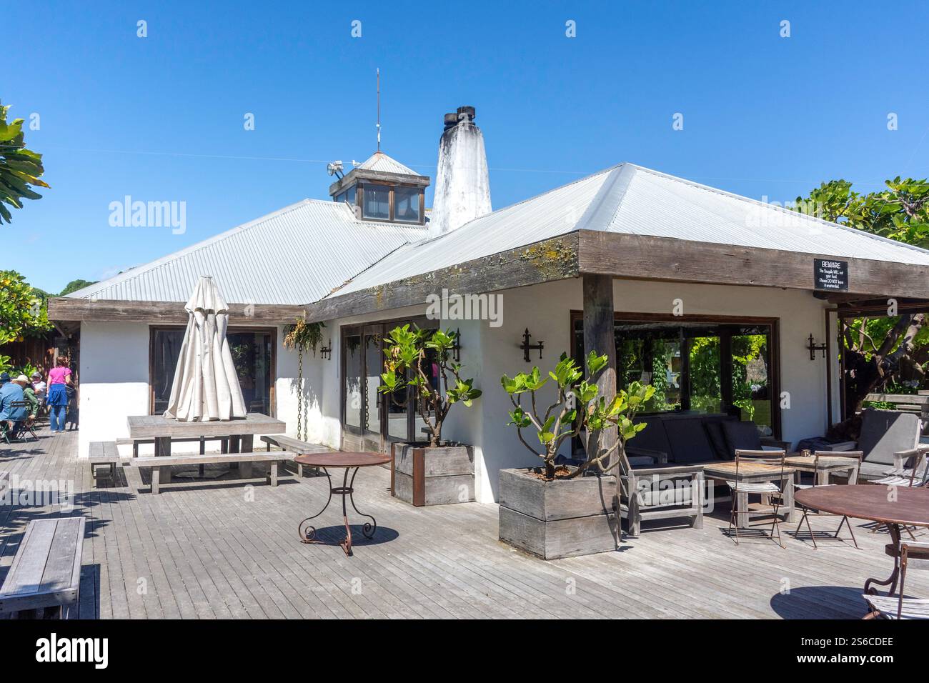 Outdoor deck decking the store restaurant cafe coastal state hig hi-res ...