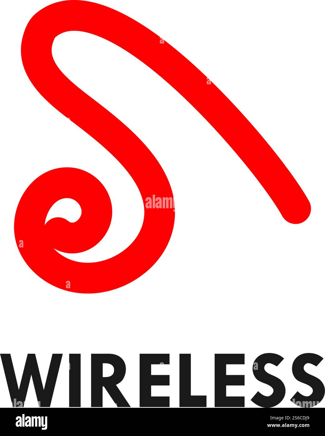 wireless Logo Template vector illustration Stock Vector Image & Art - Alamy