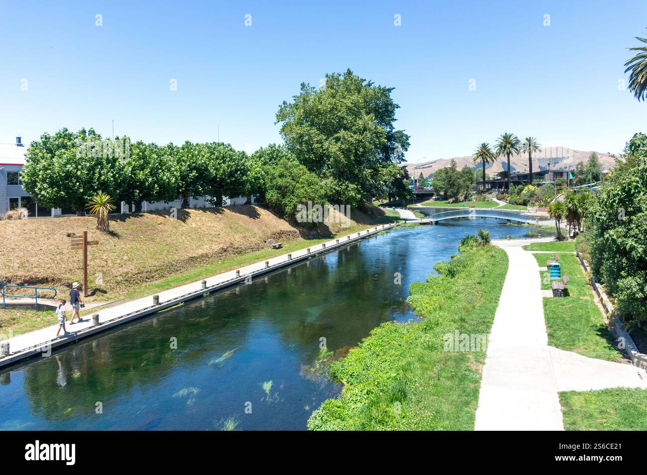 The Quays, Riverside Park from Alfred Street Bridge, Blenheim ...