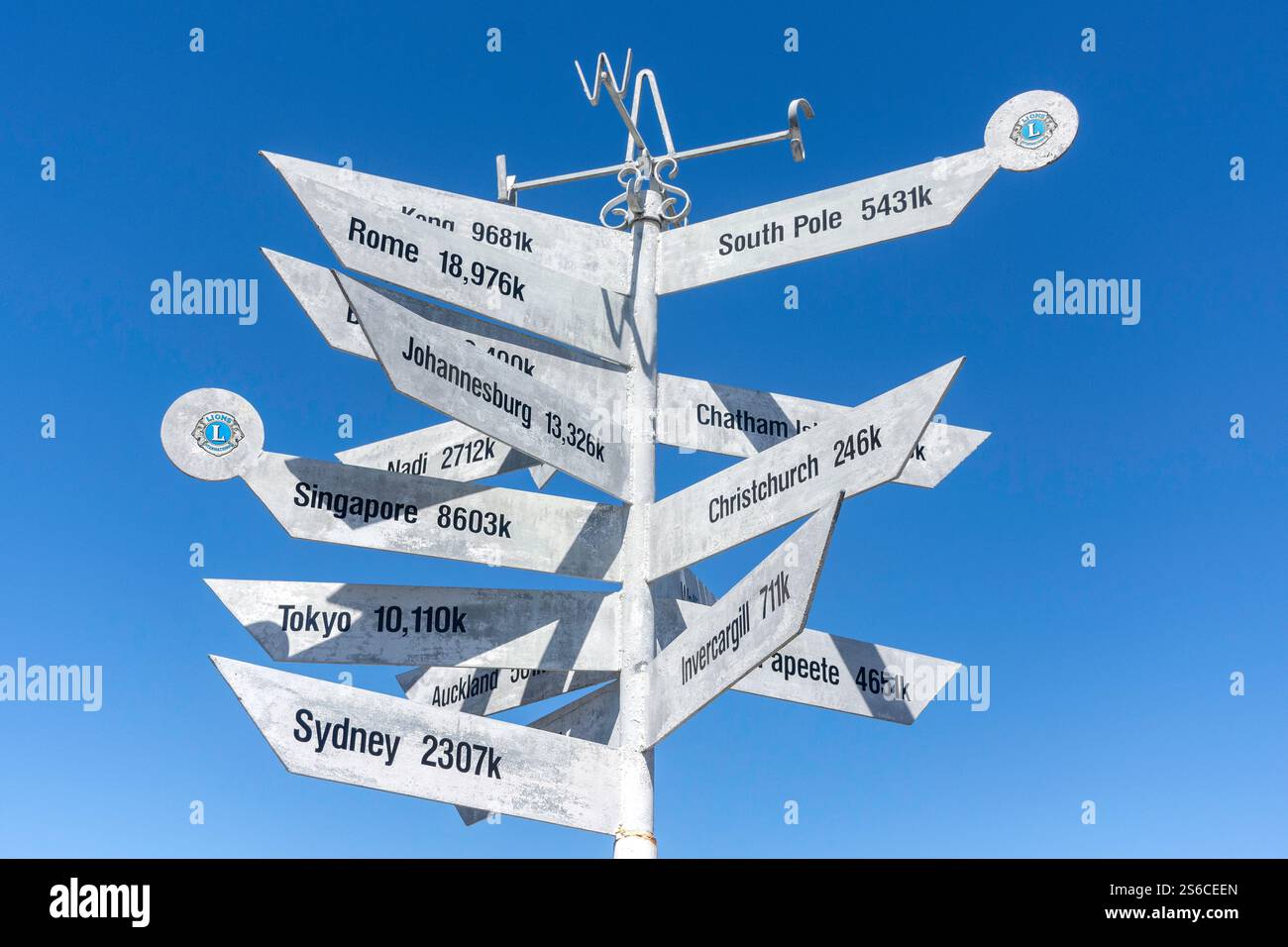 Fingerpost distance direction signs kms cities sign at brayshaw hi-res ...