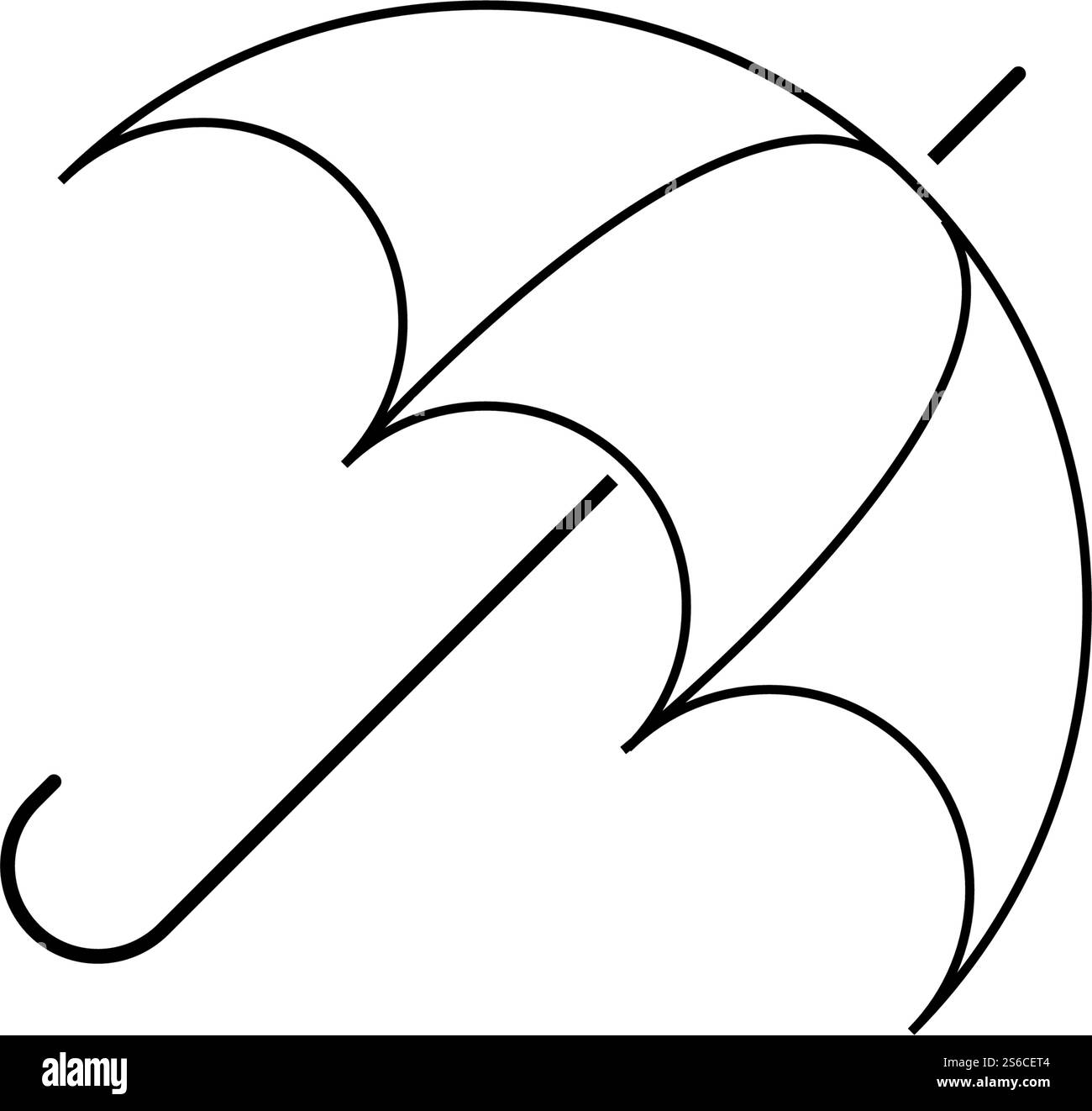Umbrella illustration logo concept vector template Stock Vector Image ...